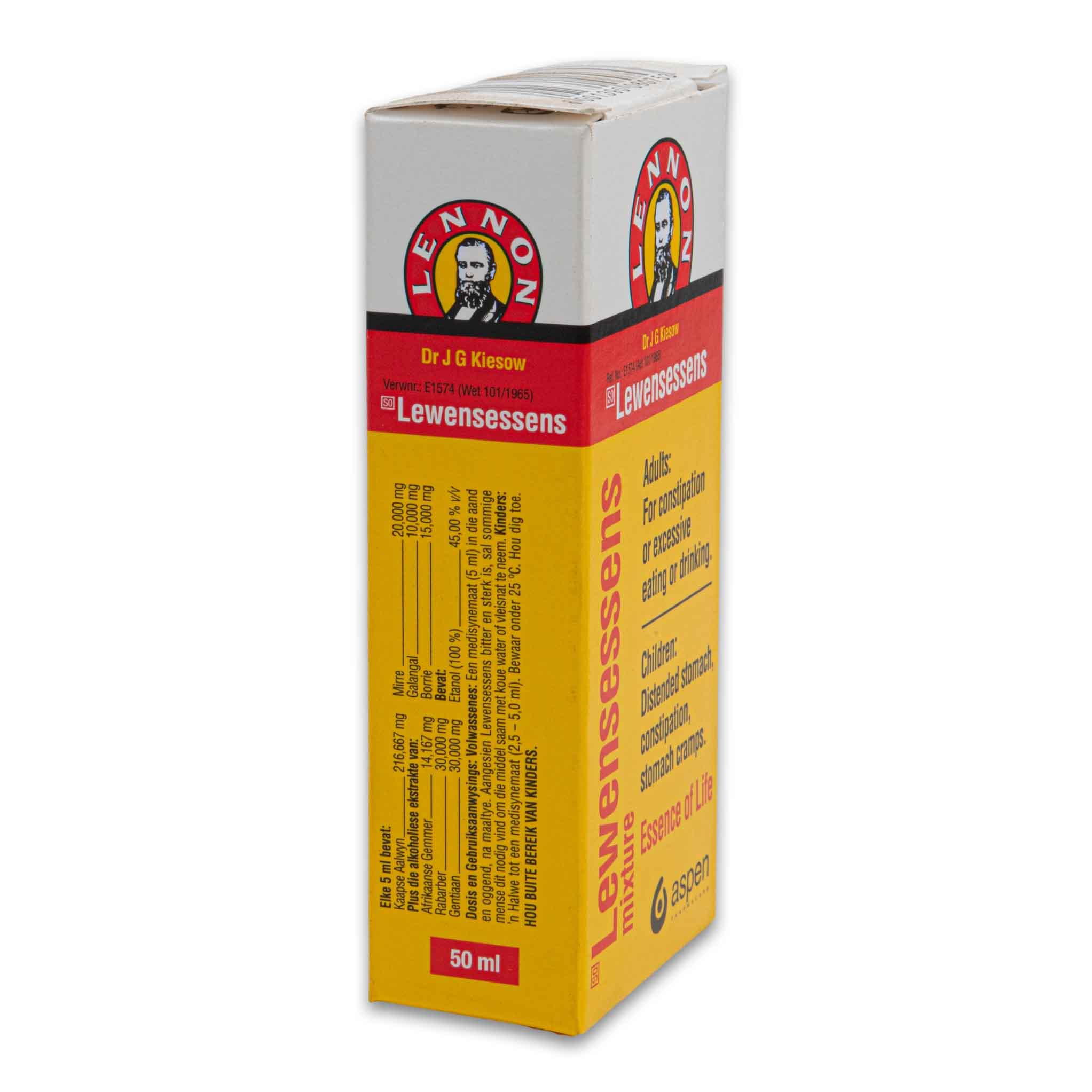 Essence of Life Mixture 50ml for Constipation Relief - Lennon ...