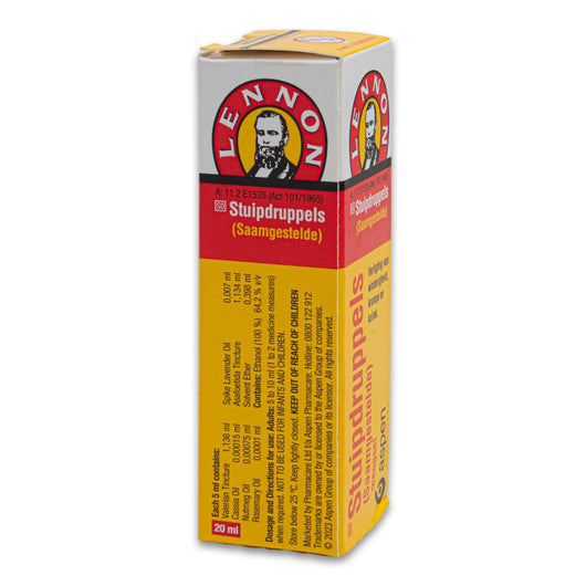 Stuipdruppels 20ml - Quality Drops for Wellness | Lennon – Cosmetic ...