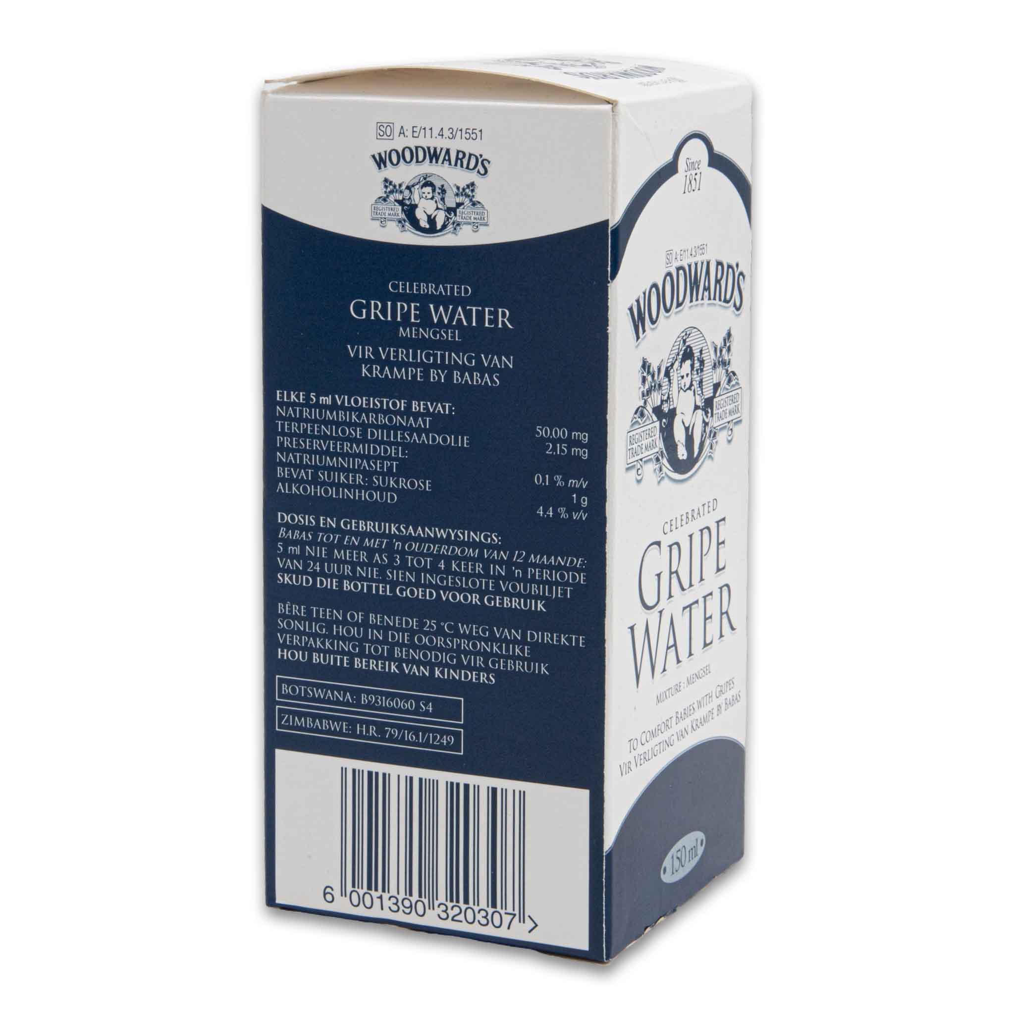 Gripe Water Mixture for Baby Comfort 150ml - Woodward's – Cosmetic ...