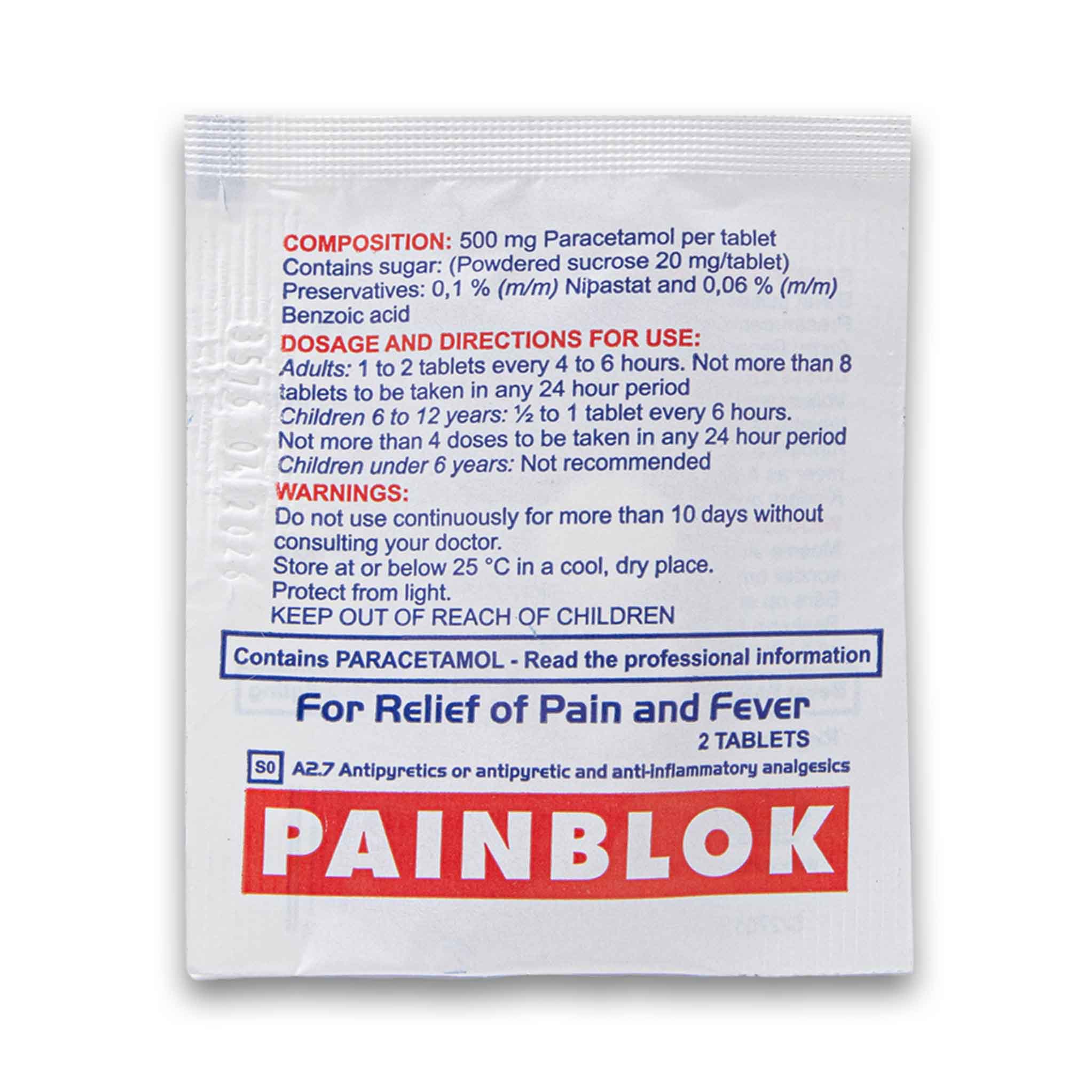 Pain & Fever Tablets 2 Pack – Cosmetic Connection