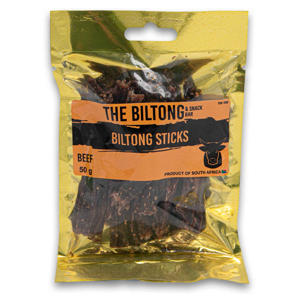 Beef Biltong Sticks 50g - High-Protein Snack Delight – Cosmetic Connection
