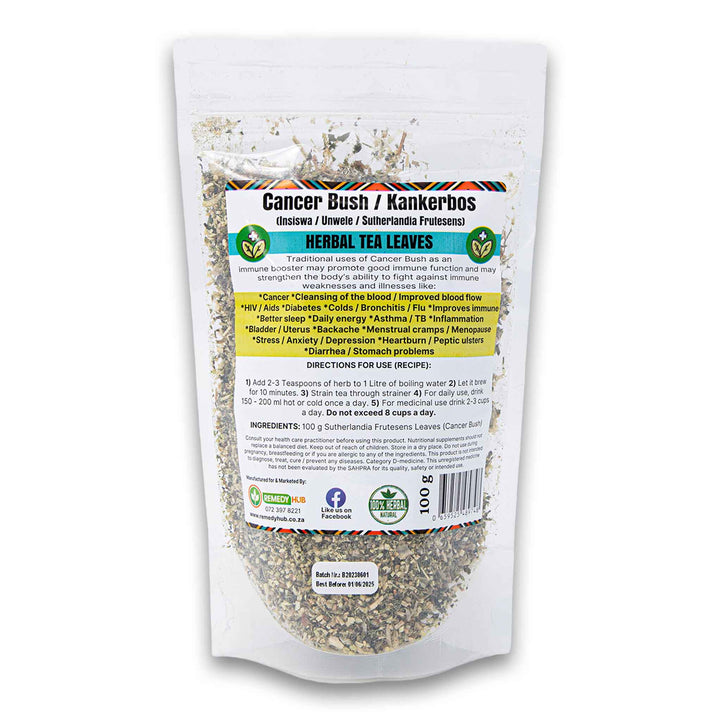 Cancer Bush Herbal Tea Leaves 100g – Cosmetic Connection