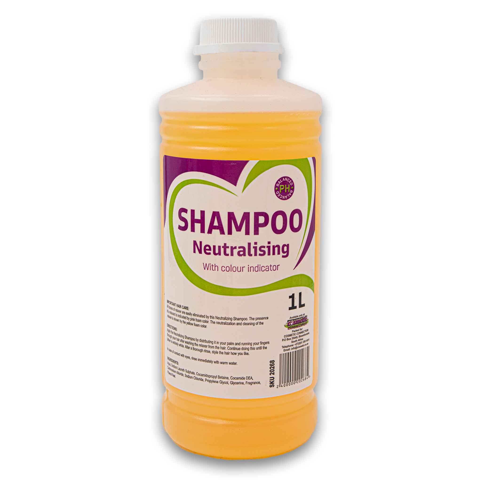 Hair Shampoo Neutralising with Colour Indicator 1L - Cosmetic Connection