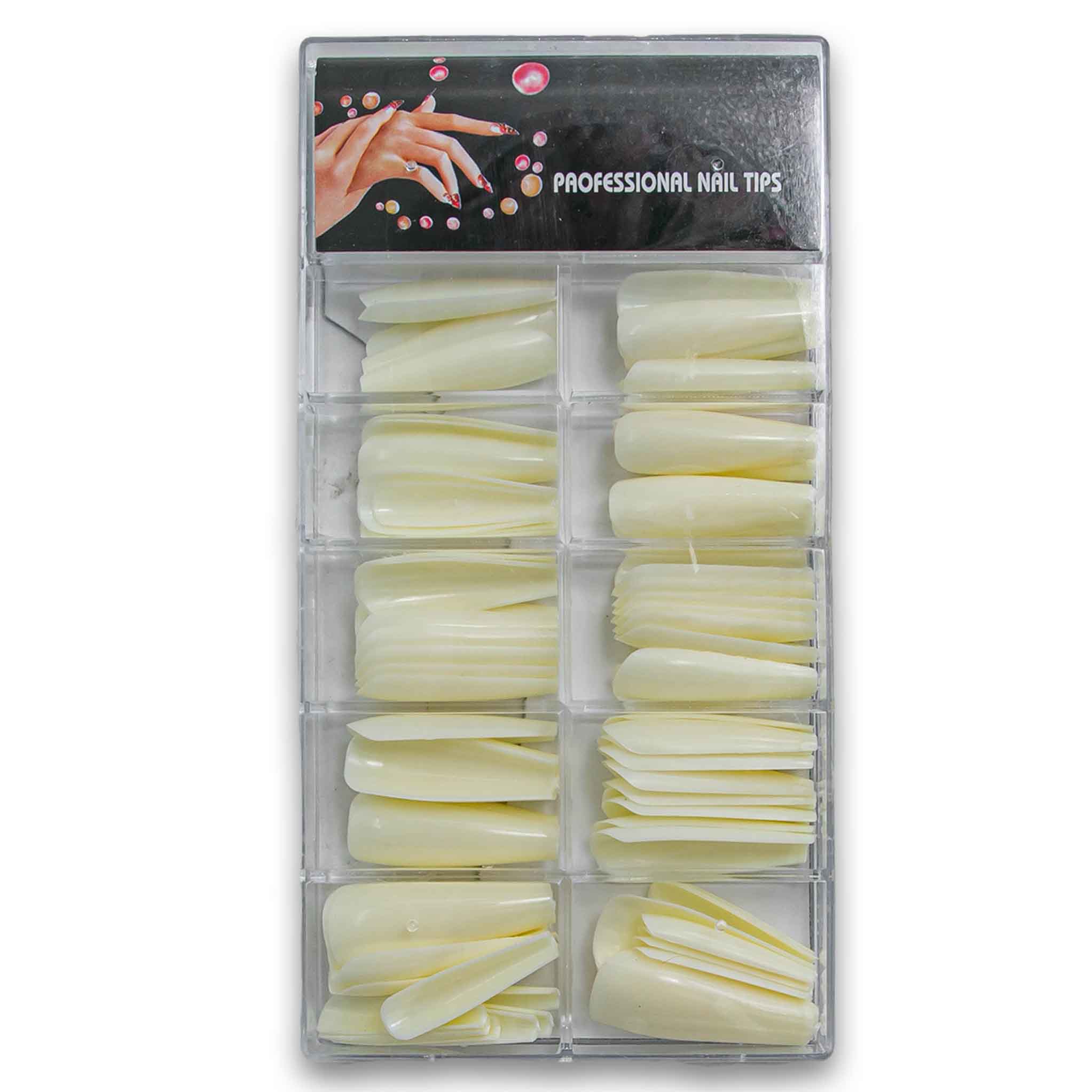 Professional Nail Tips Full Set 100 Pack – Cosmetic Connection