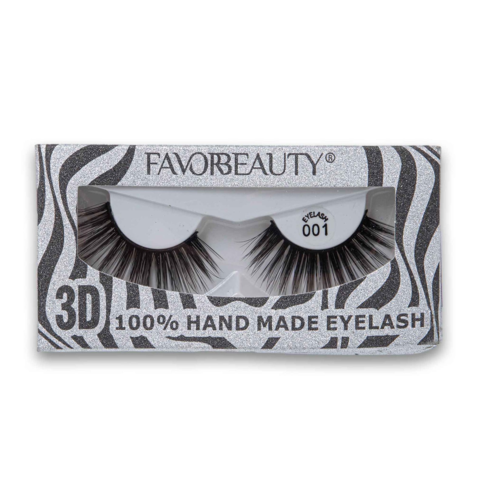 False Eyelashes 100% Mink Hair 3D #001 - Favor Beauty – Cosmetic Connection
