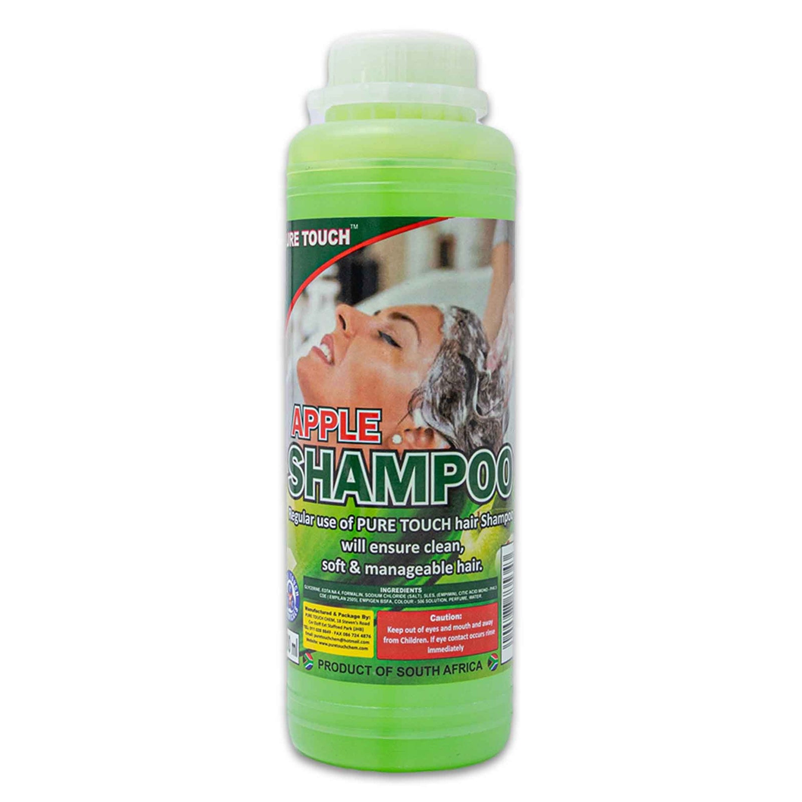 Apple Hair Shampoo 500ml for Healthy Shine - Pure Touch – Cosmetic ...