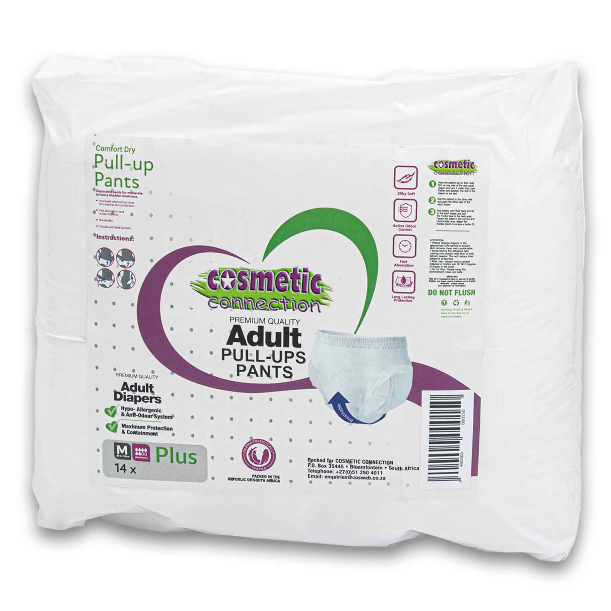 Adult Pull-ups Pants Premium Quality 14 Pack - Comfort Fit – Cosmetic ...