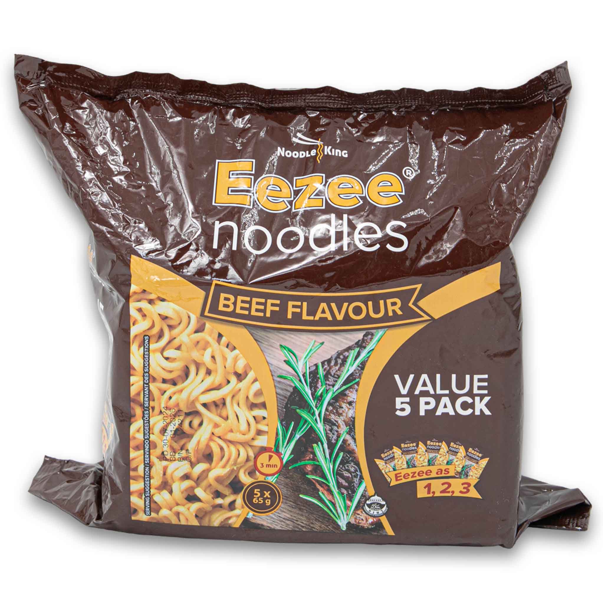 Eezee Noodles 3 Minutes Cook Time 5 x 65g Value Pack Deal – Cosmetic ...