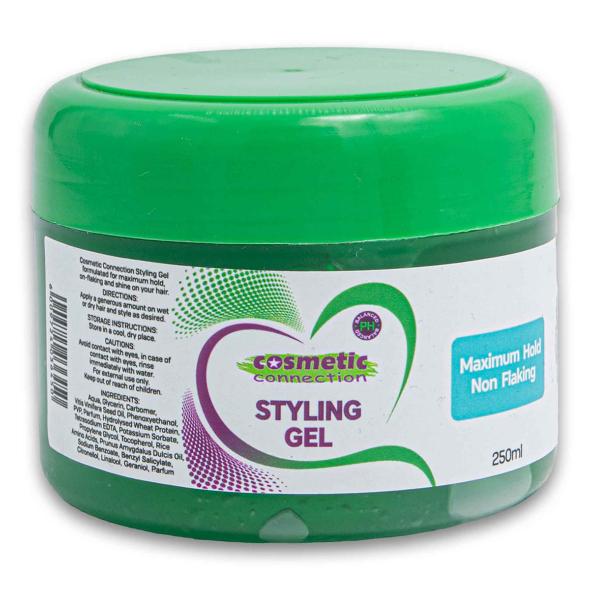 Styling Gel Maximum Hold Non Flaking 250ml for Strong Hair – Cosmetic ...