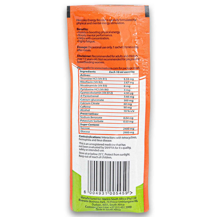 Energy Booster Physical & Mental Stimulation 10ml - Boost Your Day – Cosmetic Connection