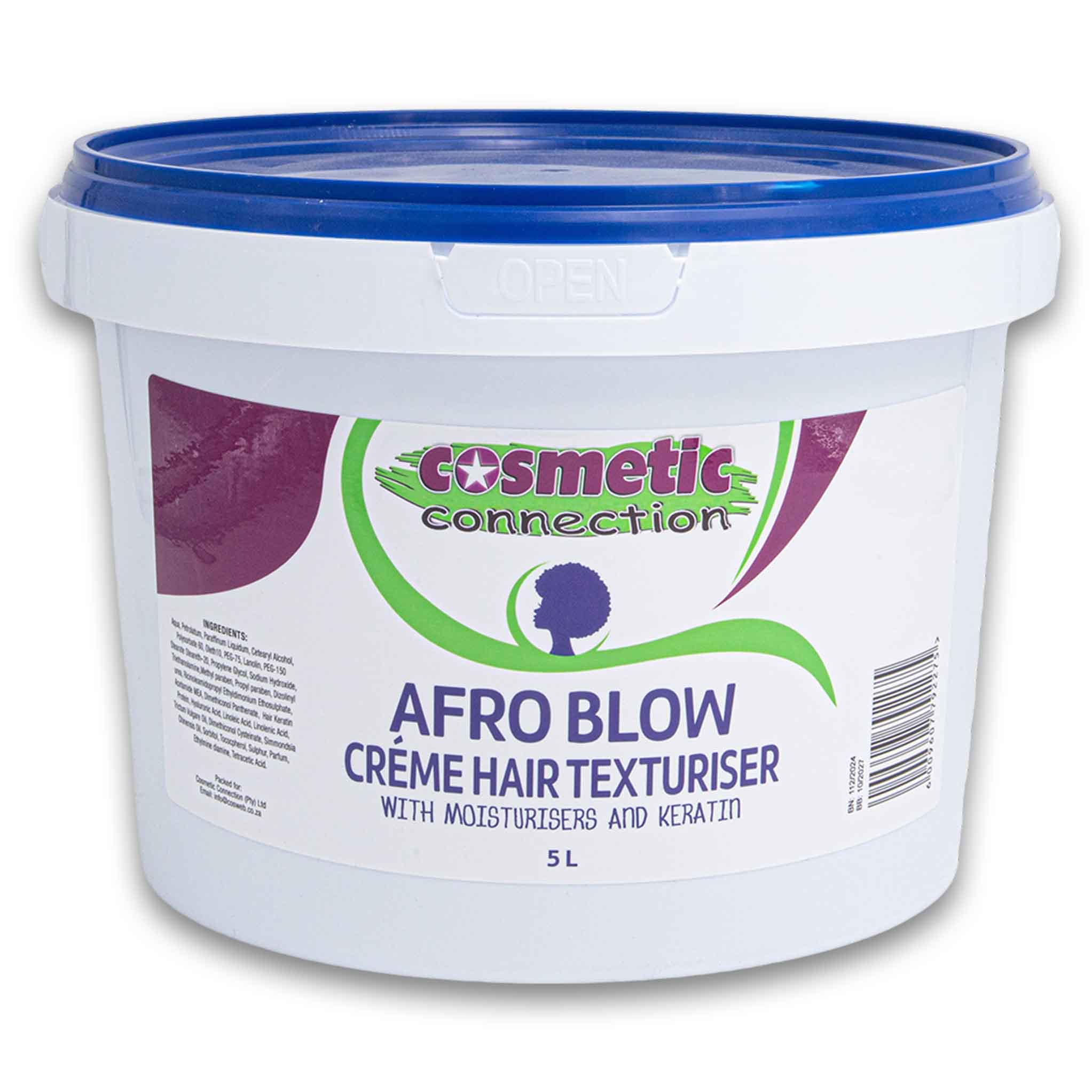 Afro Blow Creme Hair Texturiser with Moisturisers 5L – Cosmetic Connection