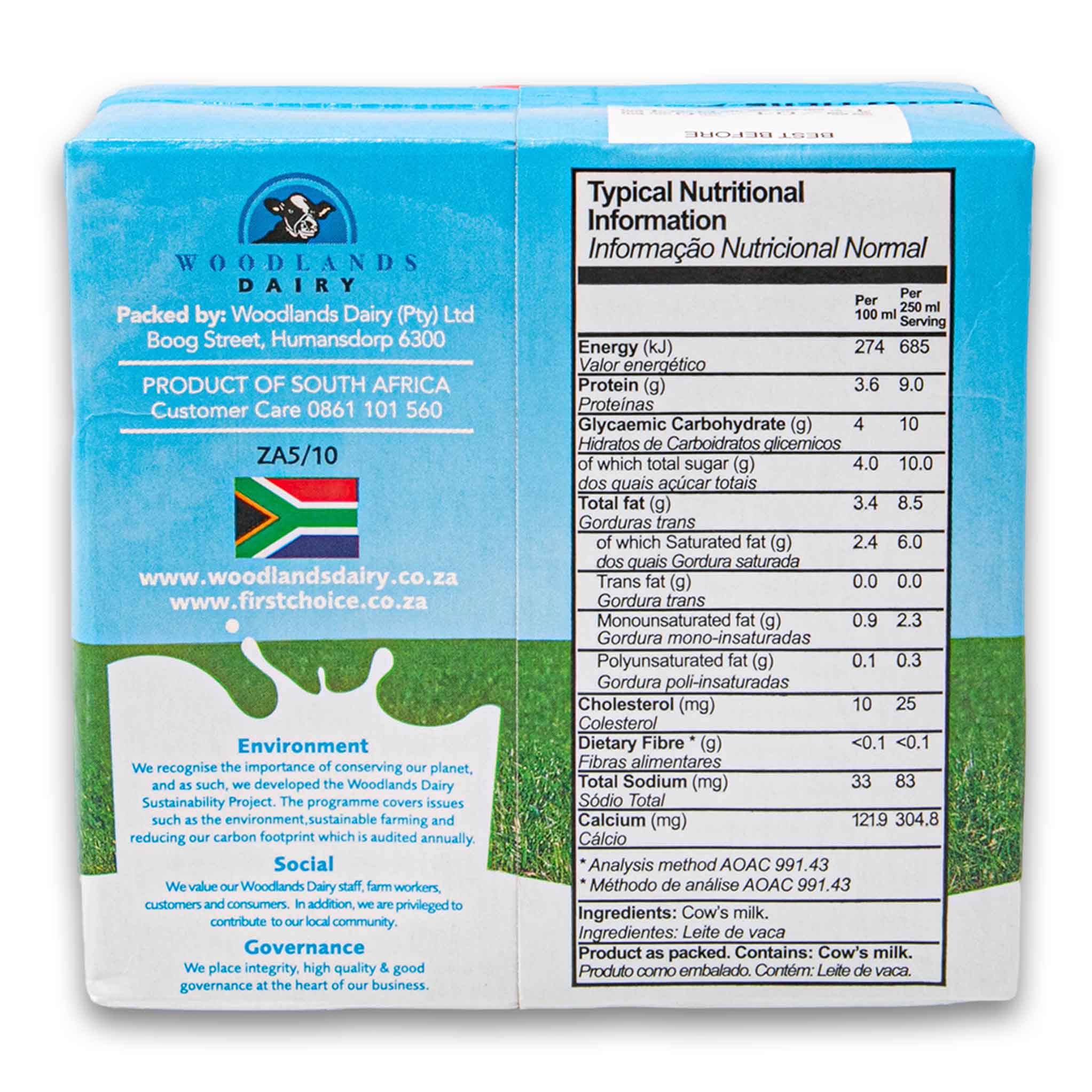 Full Cream Milk UHT Process 500ml - Rich & Creamy Taste – Cosmetic ...
