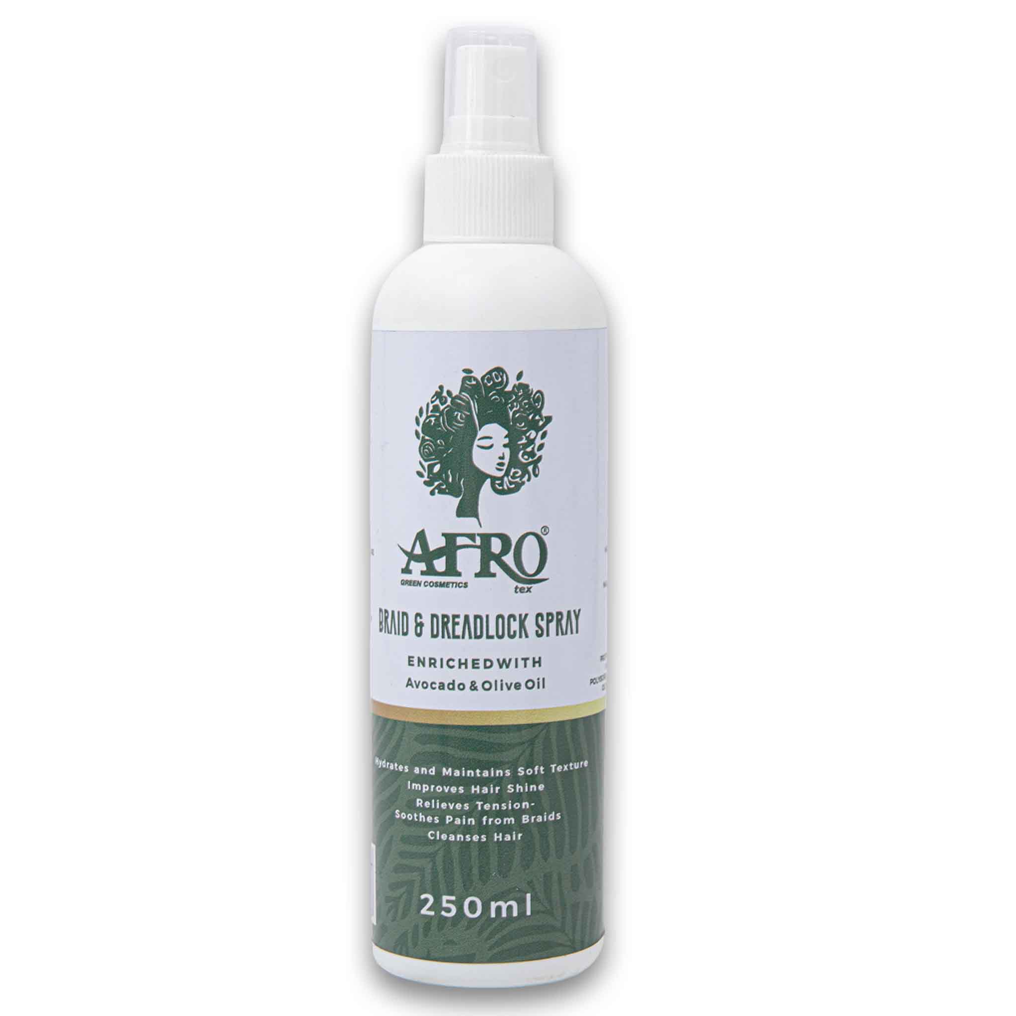 Braid & Dreadlock Spray 250ml | Enriched with Avocado & Olive Oil – Hy ...
