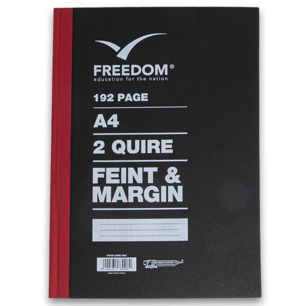 Counter Book A4 Feint & Margin 2 Quire 192 Page - Ideal For Notes ...