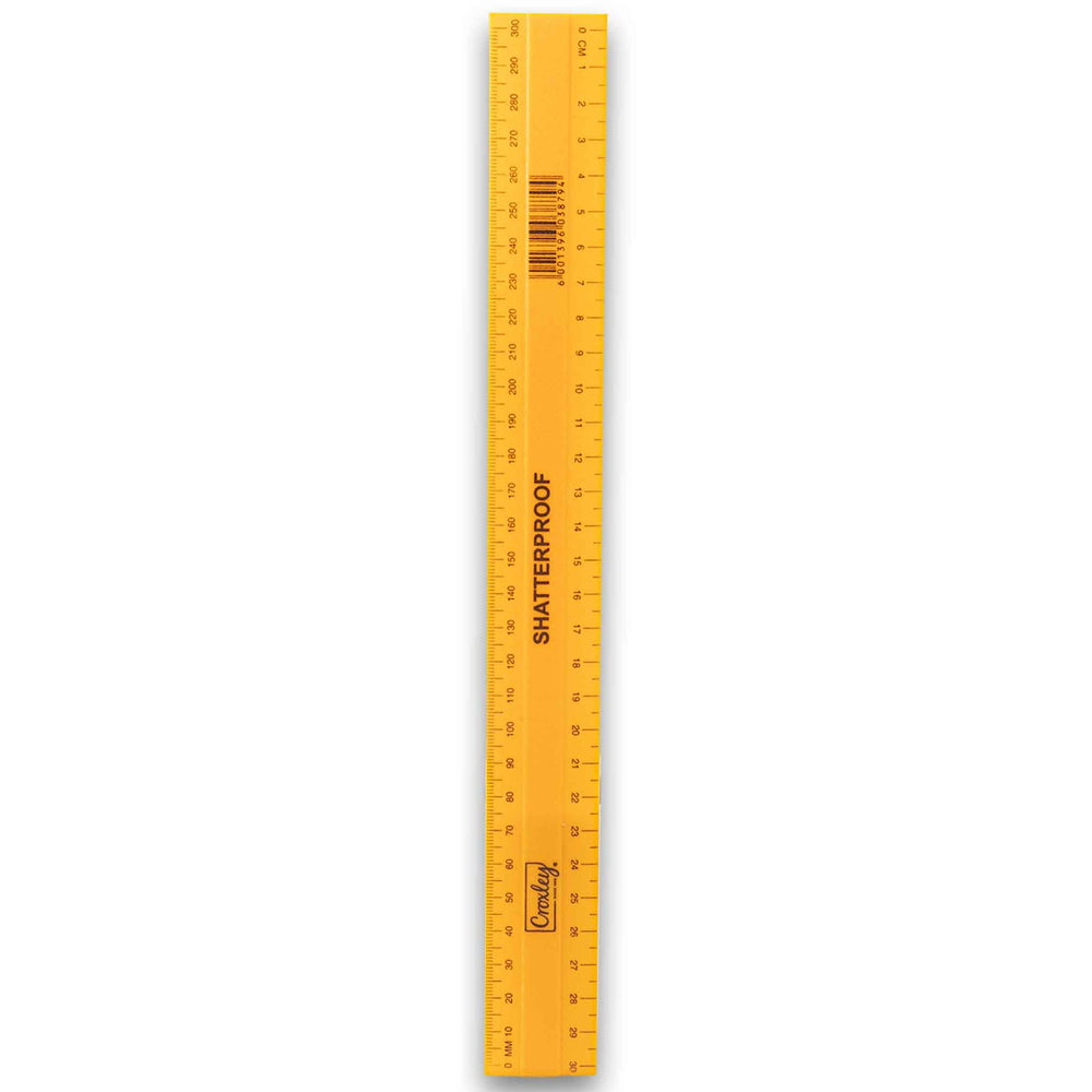 Shatterproof Ruler 30cm - Assorted Colour | Durable Design – Cosmetic ...