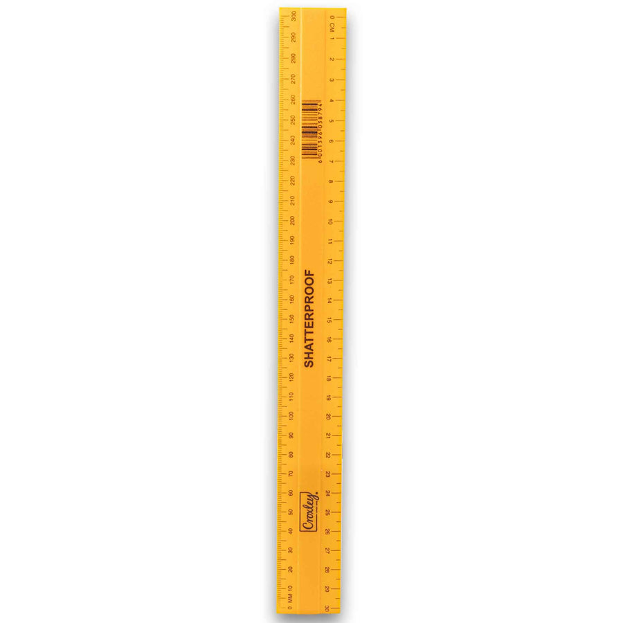 Shatterproof Ruler 30cm - Assorted Colour | Durable Design – Cosmetic ...