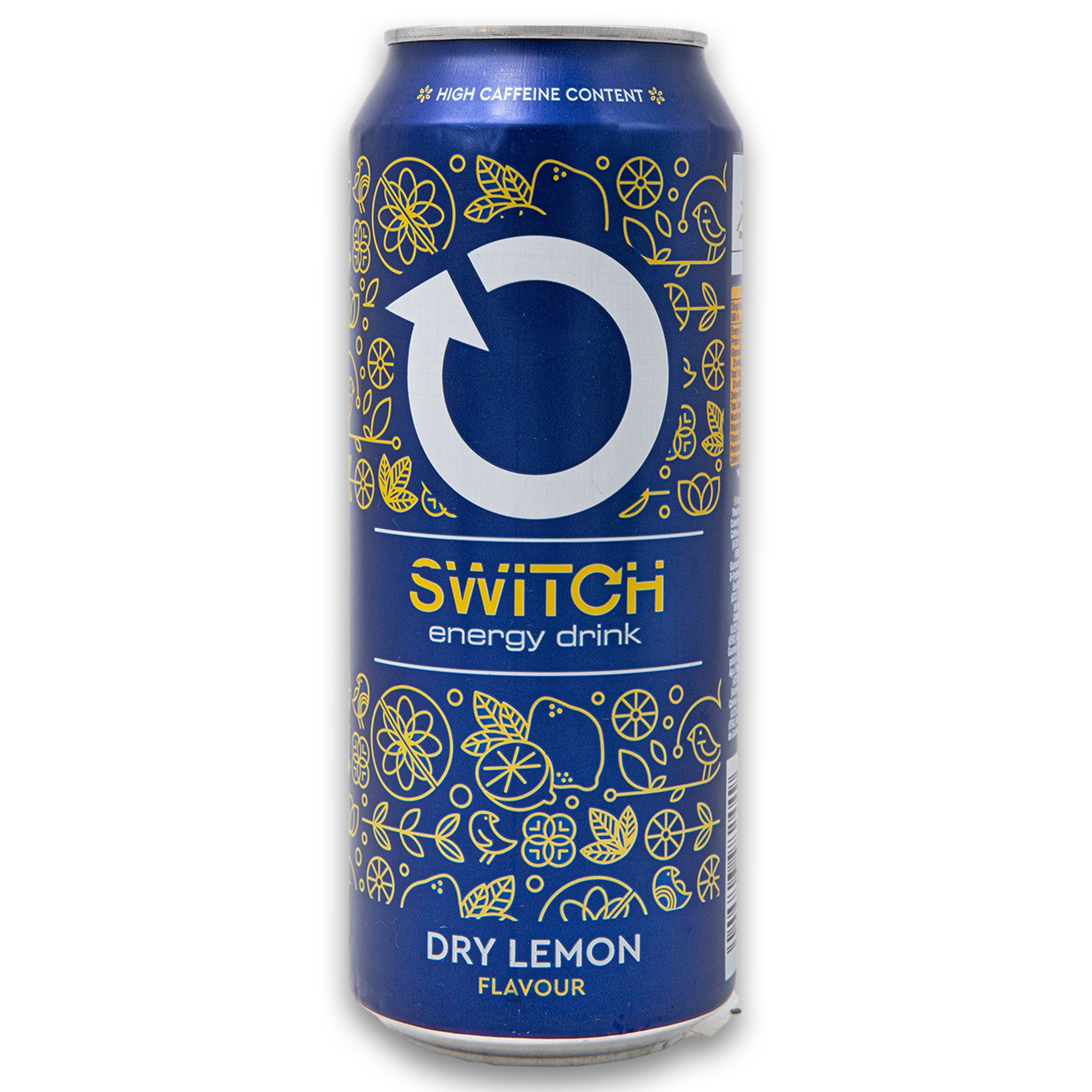 Dry Lemon Flavour Energy Drink 500ml - High Caffeine Boost – Cosmetic ...