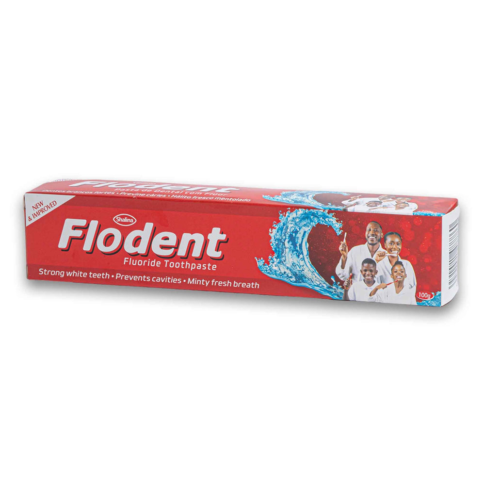 Flodent Original Fluoride Toothpaste Strong White Teeth 100g – Cosmetic ...