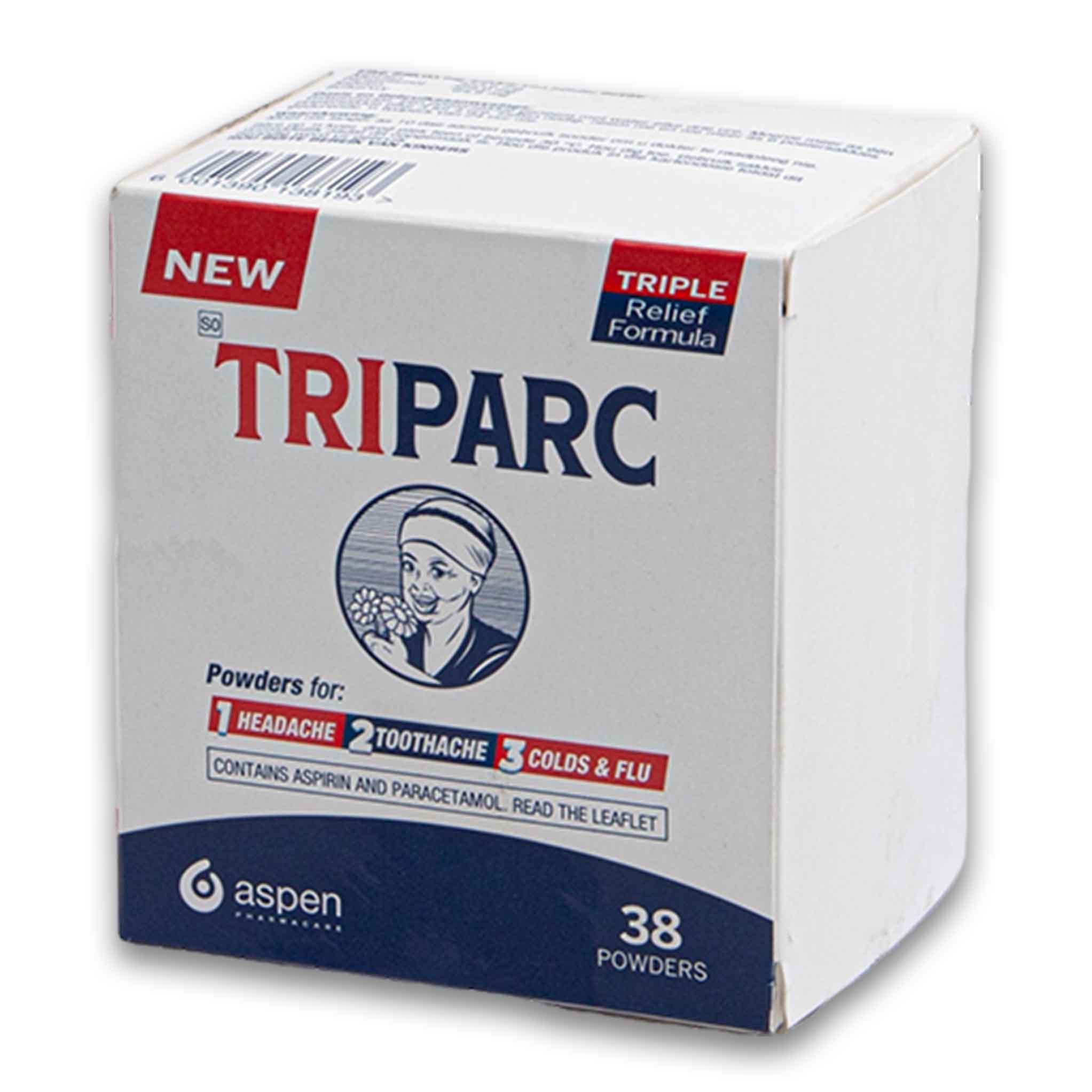 Headache Toothache Cold & Flu Relief 846.03mg Powder Sachet 38 Pack ...