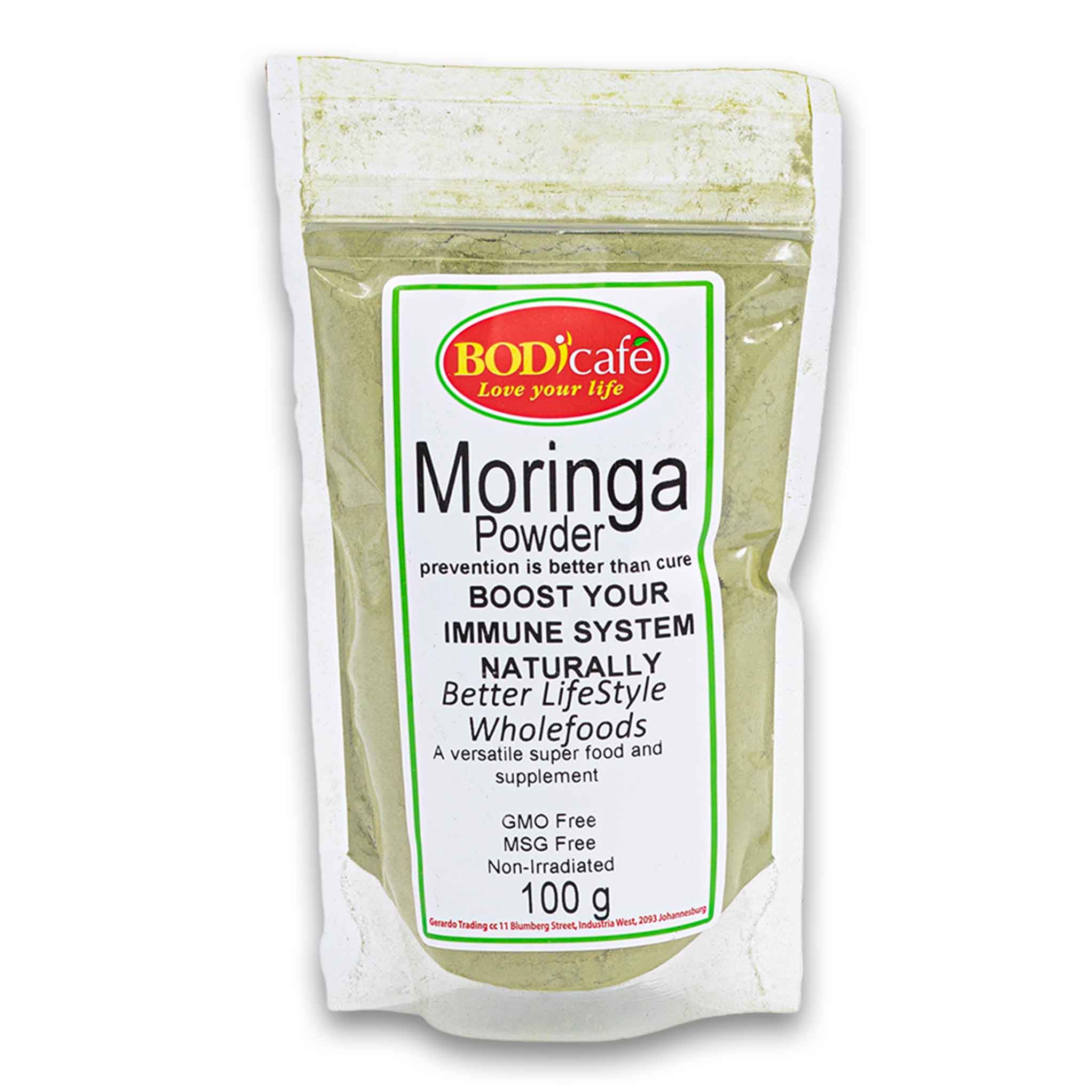 Moringa Powder for Immune Boost - Bodicafe – Cosmetic Connection