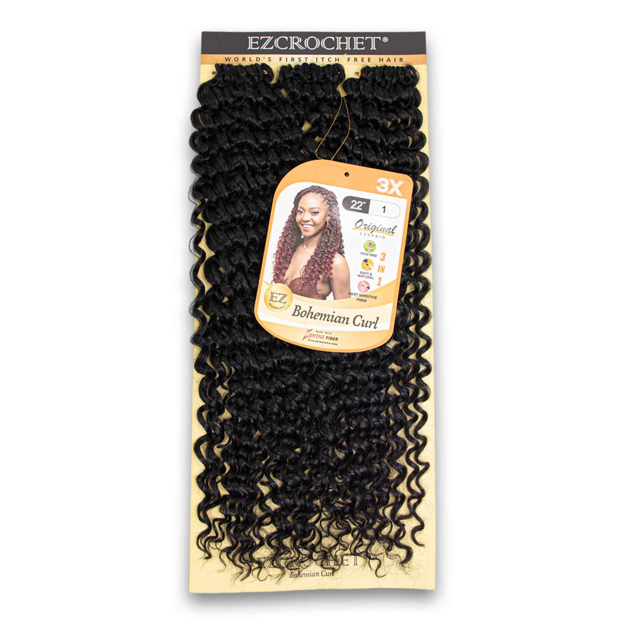 Bohemian Curl 22 Inch Soft & Natural Hair | EZ Technology – Cosmetic ...