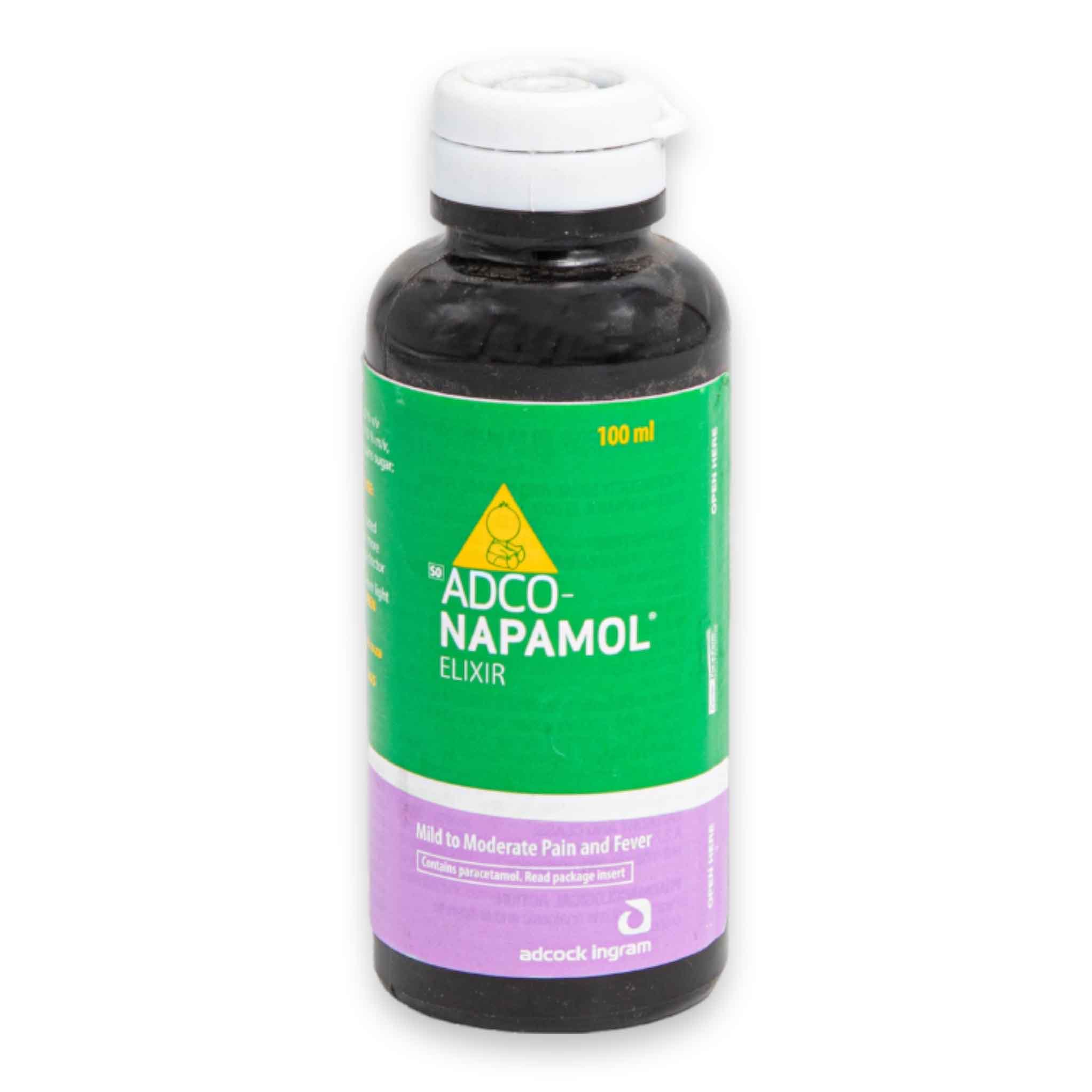 Napamol Elixir Pain Relief 100ml Fast Acting Adco – Cosmetic Connection