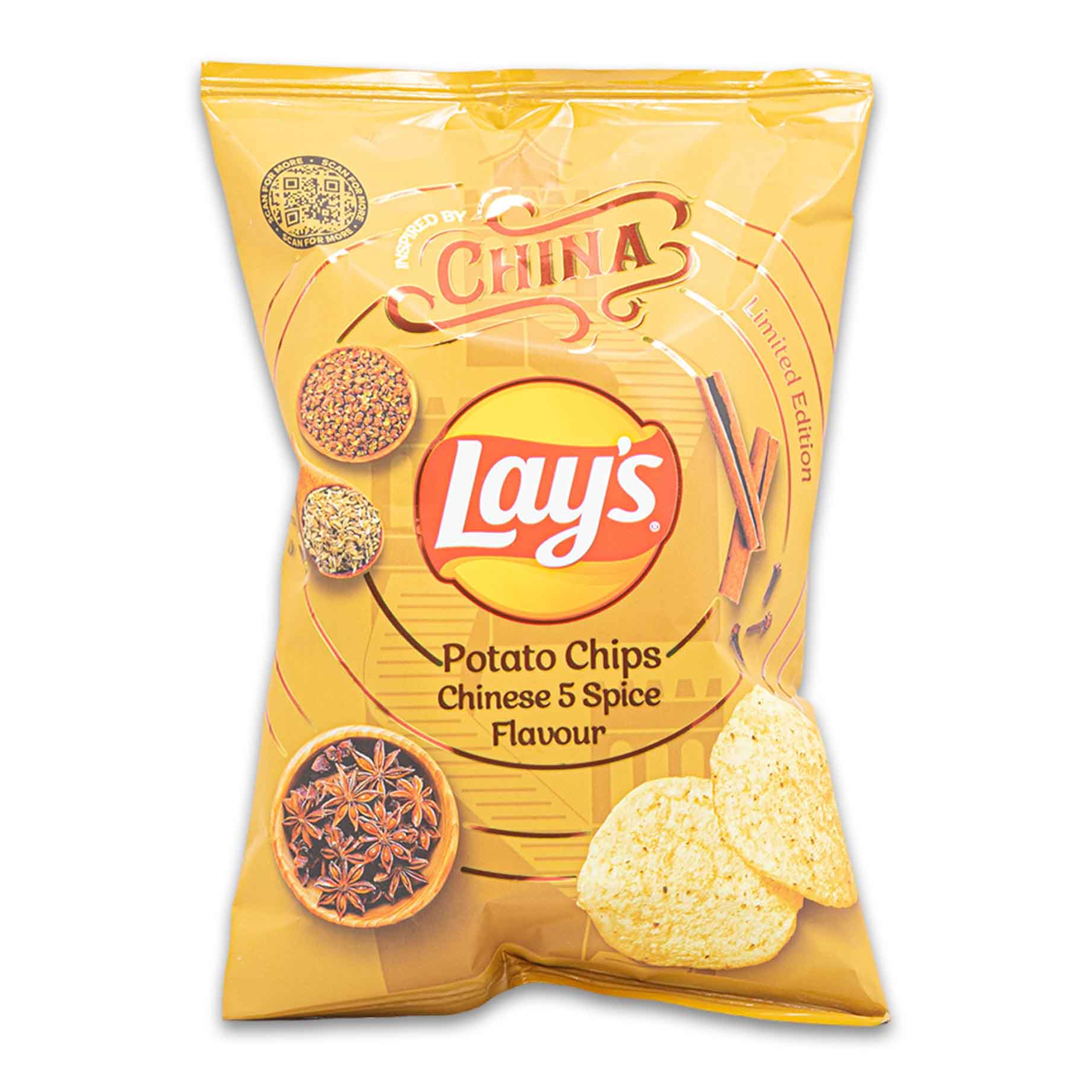 Lays Potato Chips Chinese 5 Spice Limited Edition | 36g – Cosmetic Connection