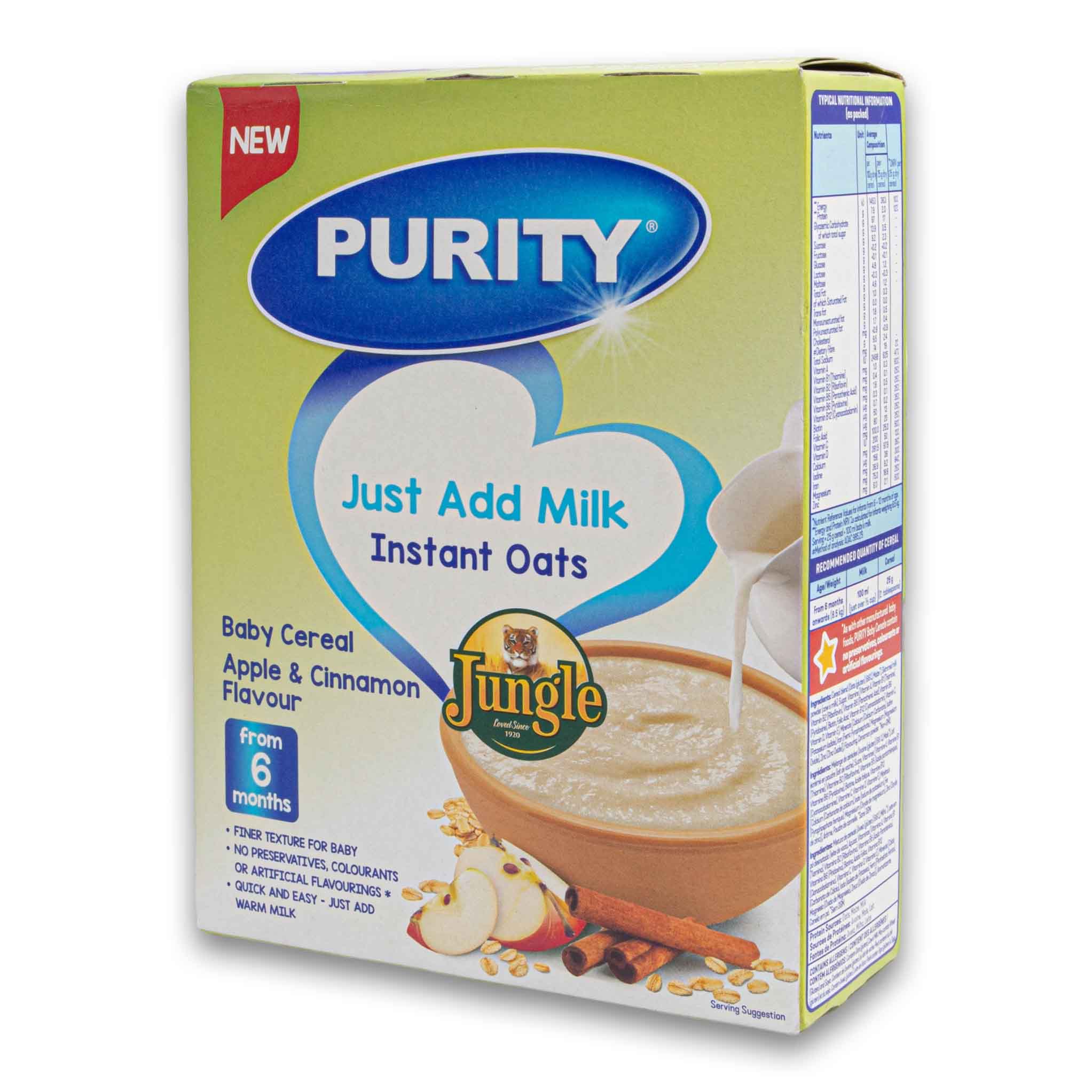 Instant Oats Nutritious Baby Cereal Just Add Milk 250g – Cosmetic ...