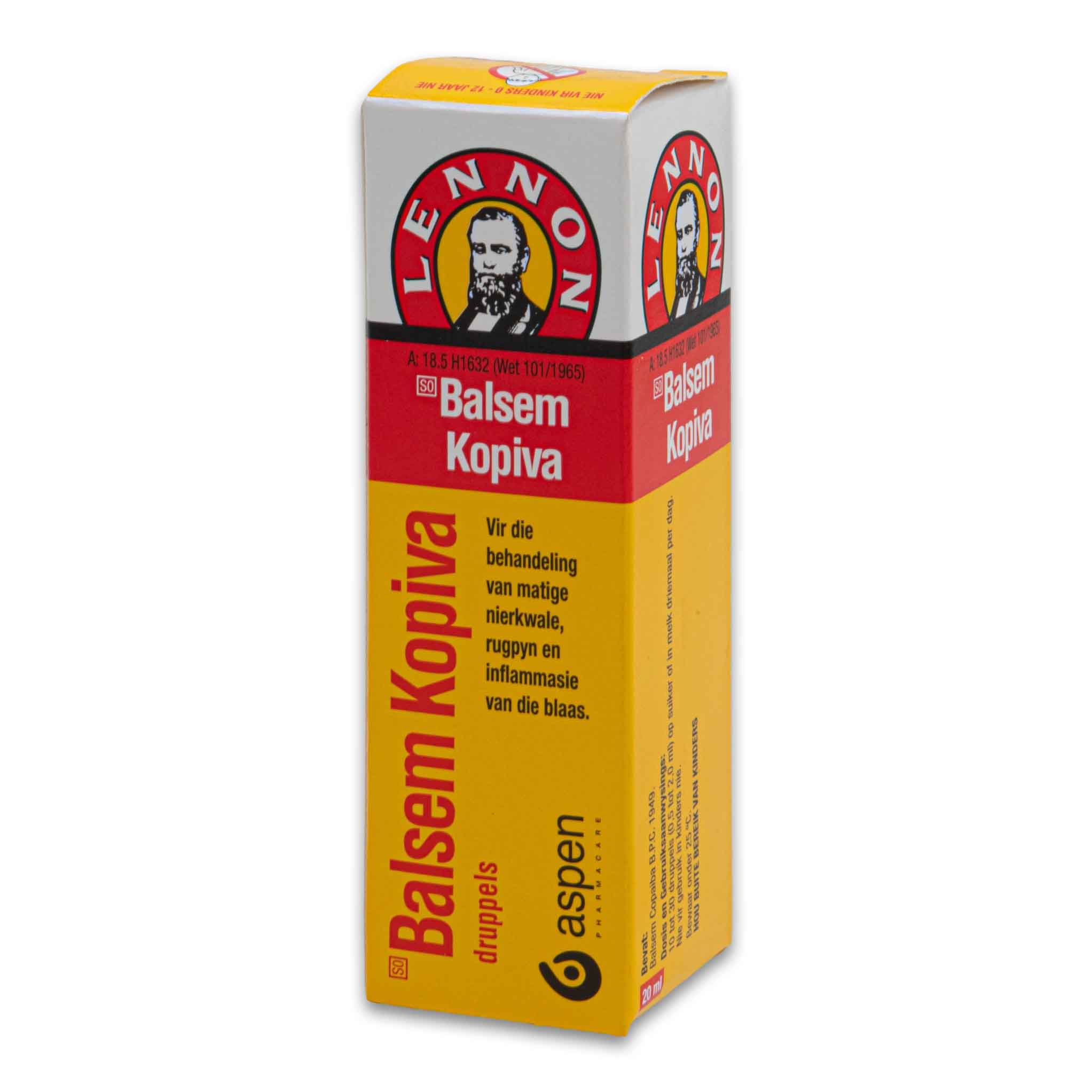 Balsem Kopiva 20ml Kidney Ailment Backache Relief – Cosmetic Connection