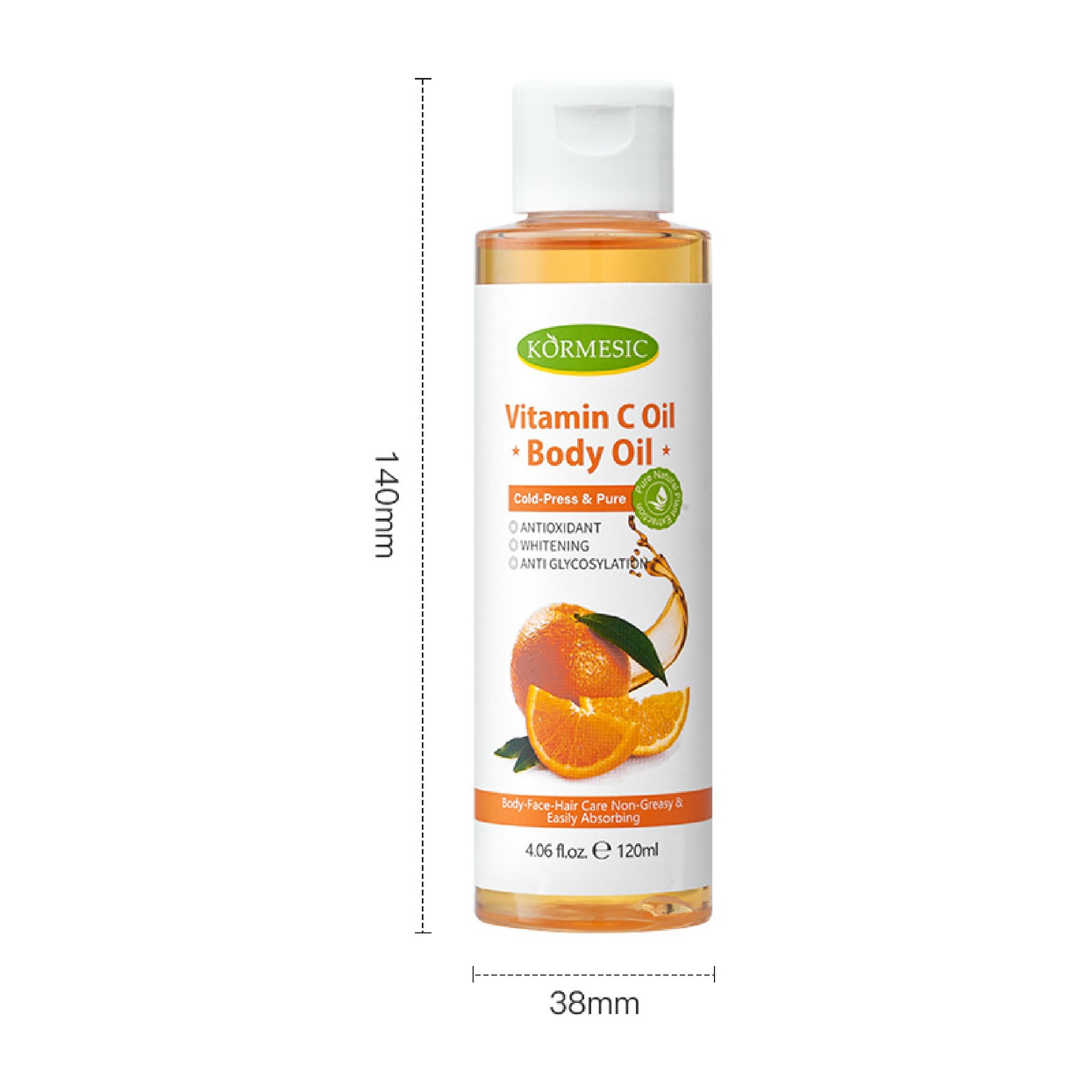 Vitamin C Oil Body Oil Antioxidant 120ml for Radiant Skin – Cosmetic ...