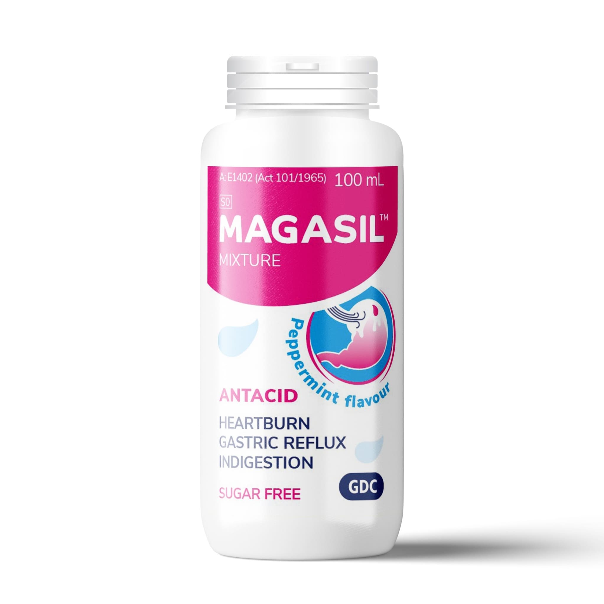 Megasil Mixture Antacid Heartburn Relief Sugar Free | Megasil ...