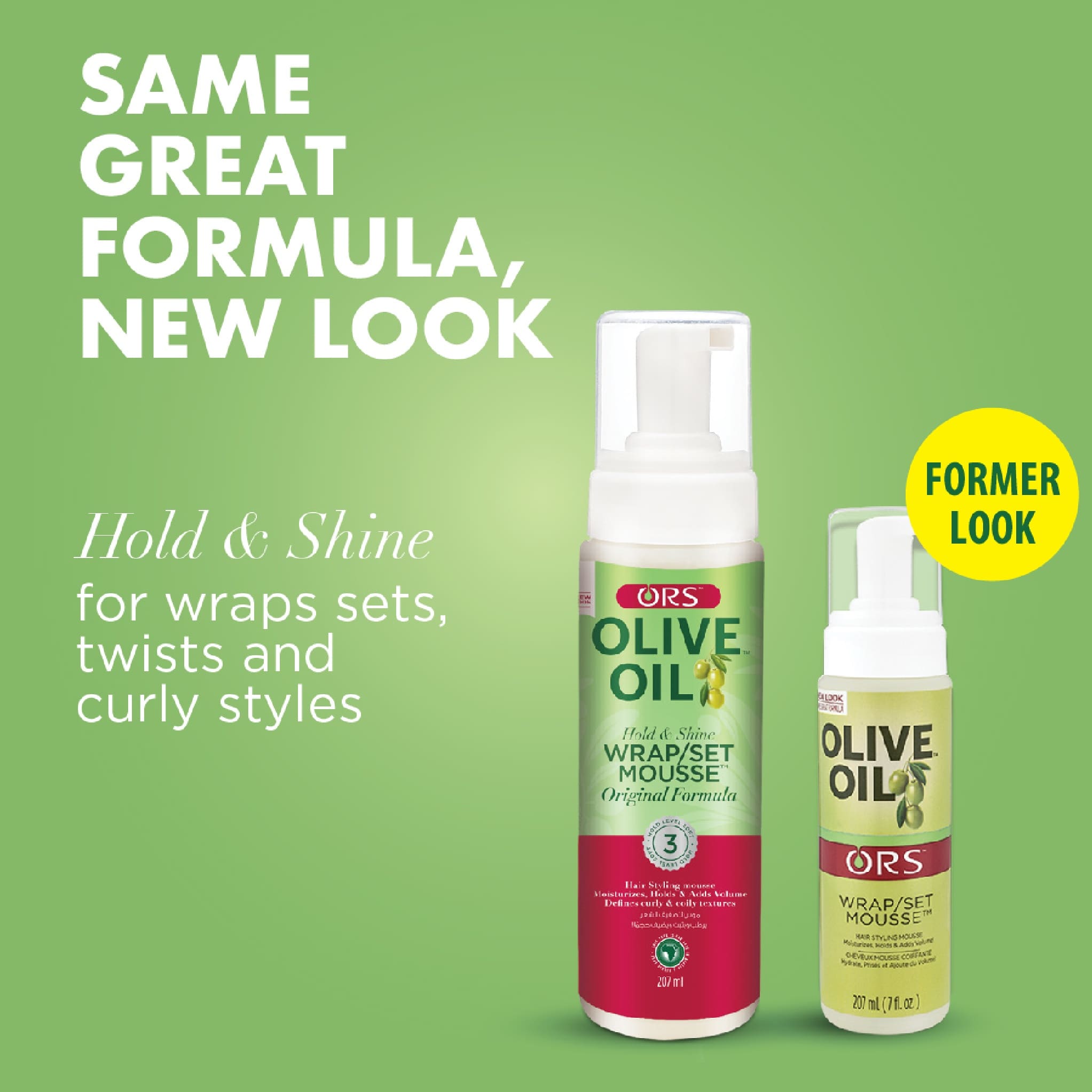 ORS Olive Oil Wrap Set Mousse 207ml - Stronger Hair | – Cosmetic Connection