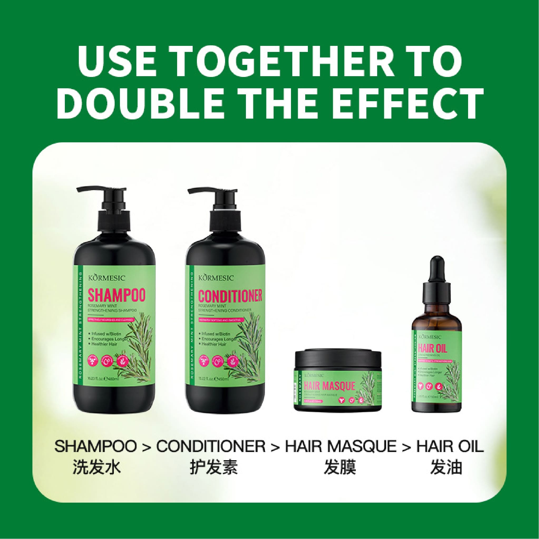 Rosemary Mint Strengthening Shampoo 480ml for Healthy Hair – Cosmetic ...