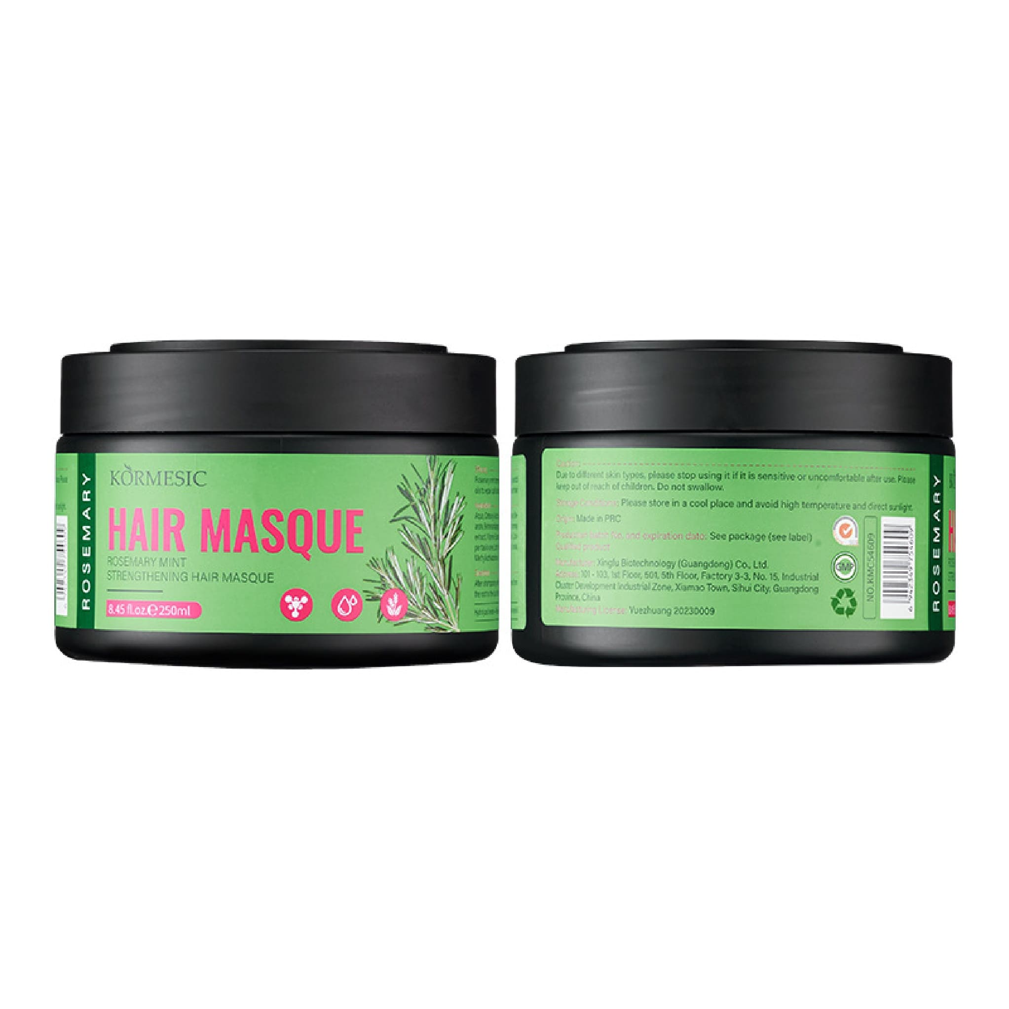Rosemary Mint Strengthening Hair Masque 250ml - Nourish Hair – Cosmetic ...