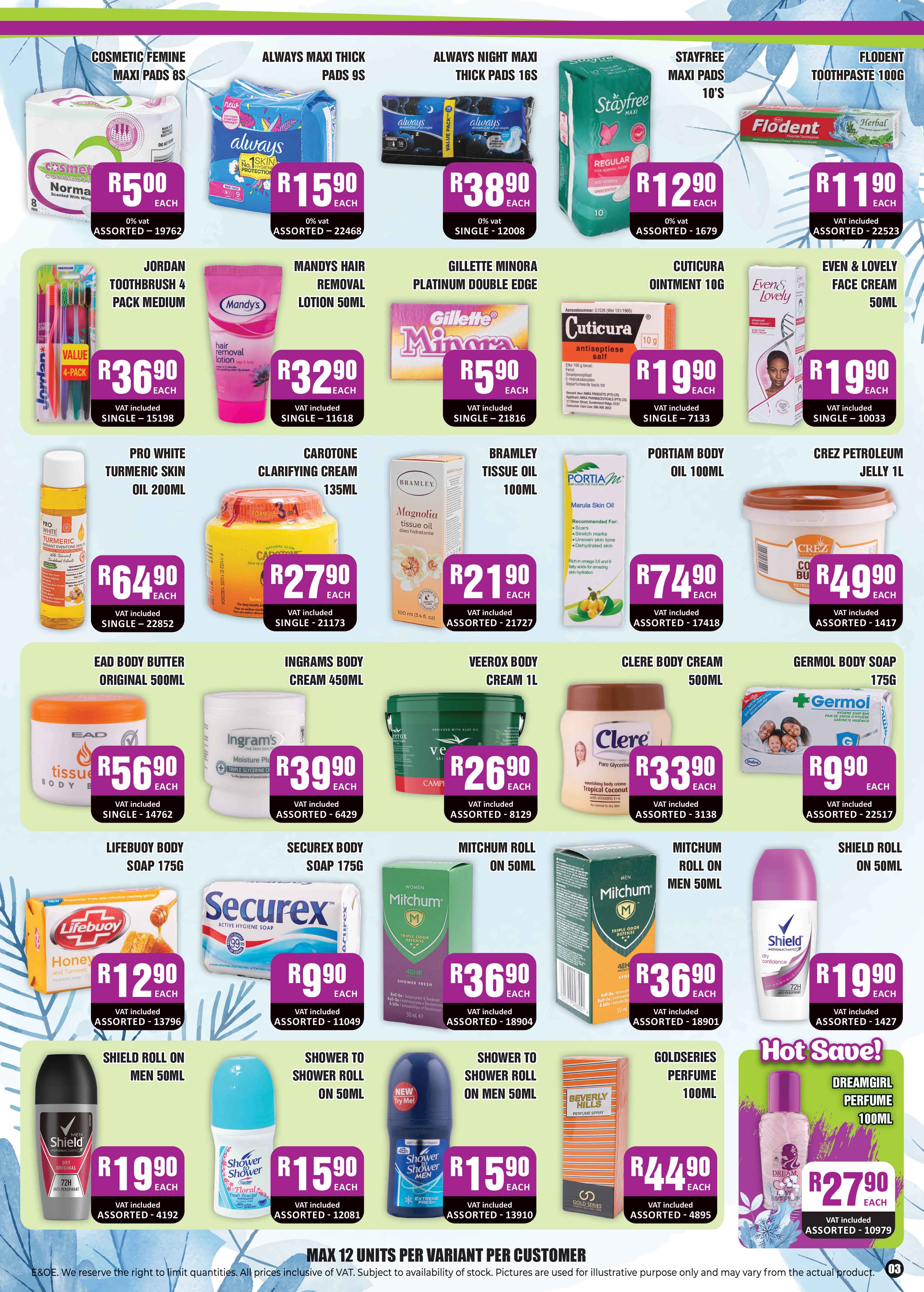 Promotion Catalogue – Cosmetic Connection