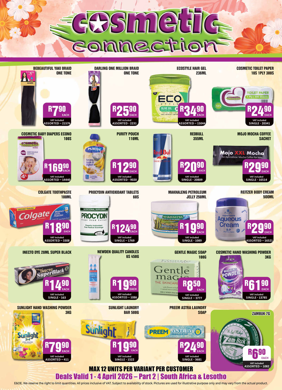 Promotion Catalogue – Cosmetic Connection