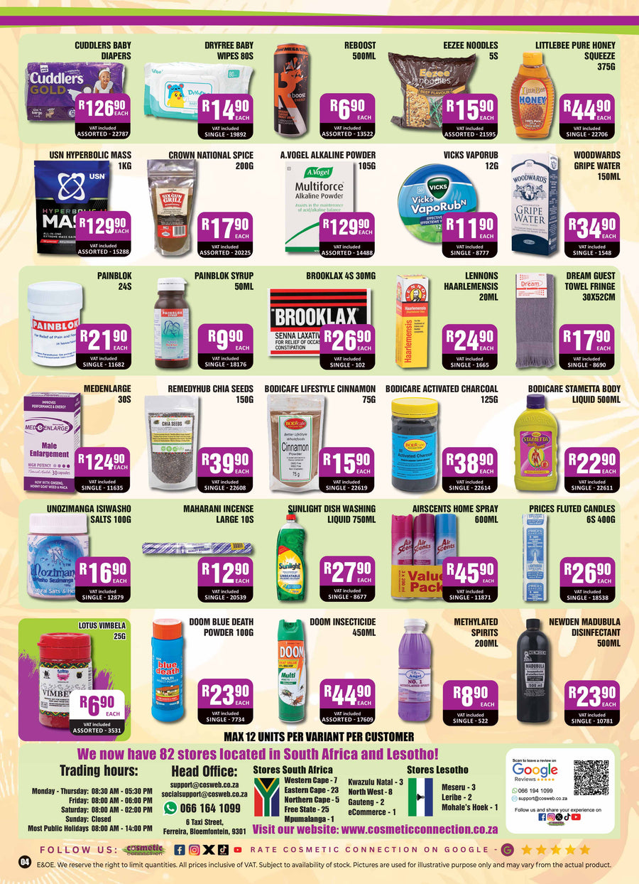 Promotion Catalogue – Cosmetic Connection