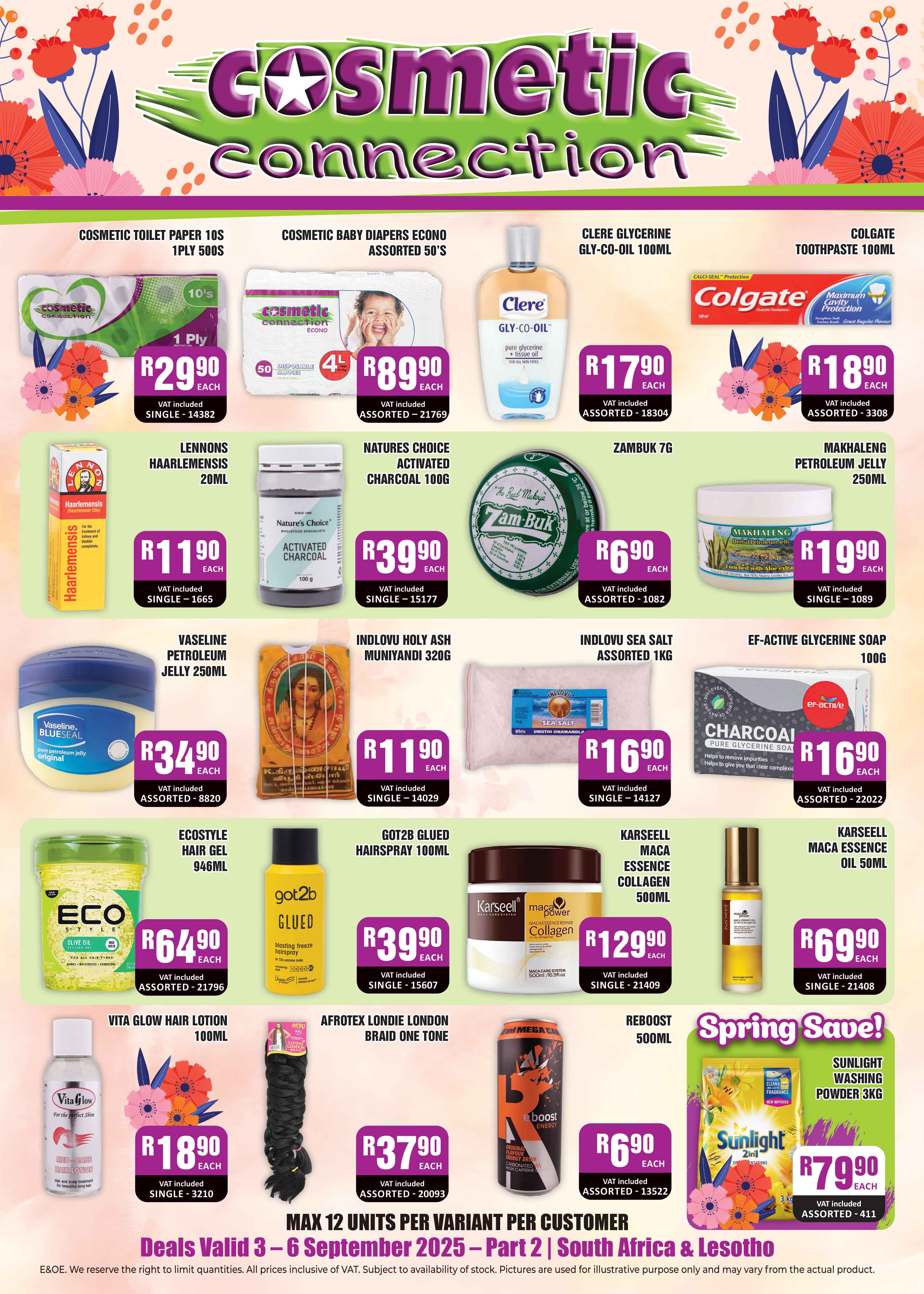 Promotion Catalogue – Cosmetic Connection