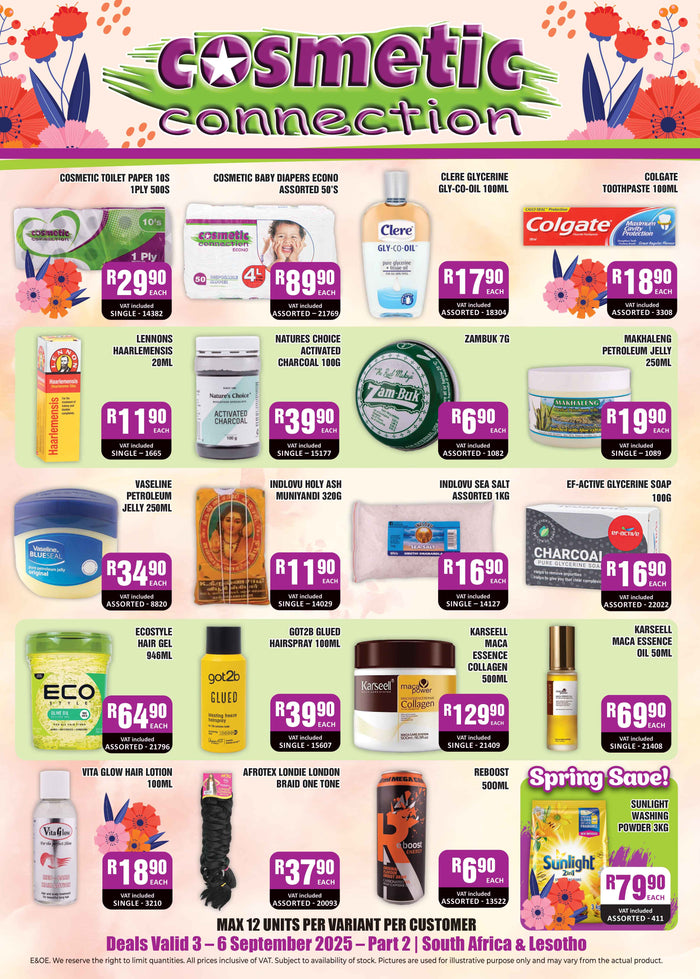 Promotion Catalogue – Cosmetic Connection