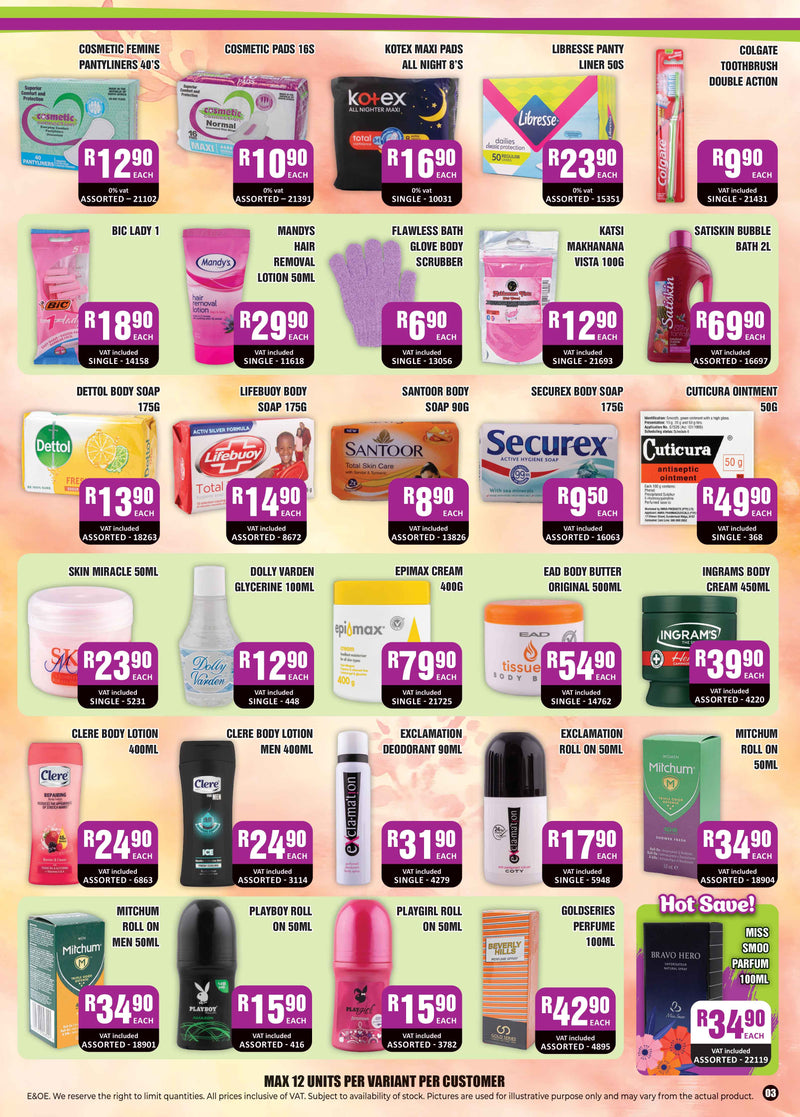 Promotion Catalogue – Cosmetic Connection