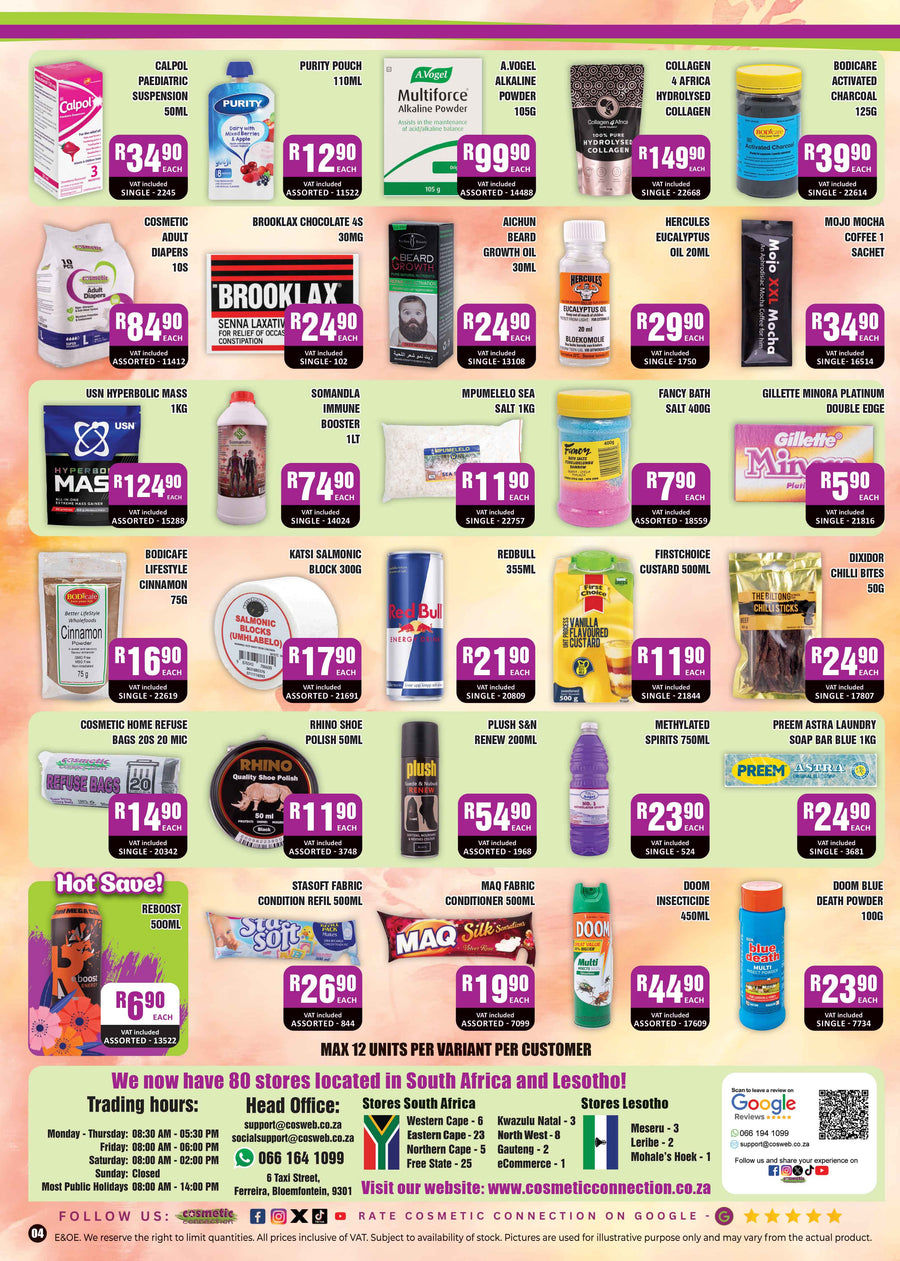 Promotion Catalogue – Cosmetic Connection