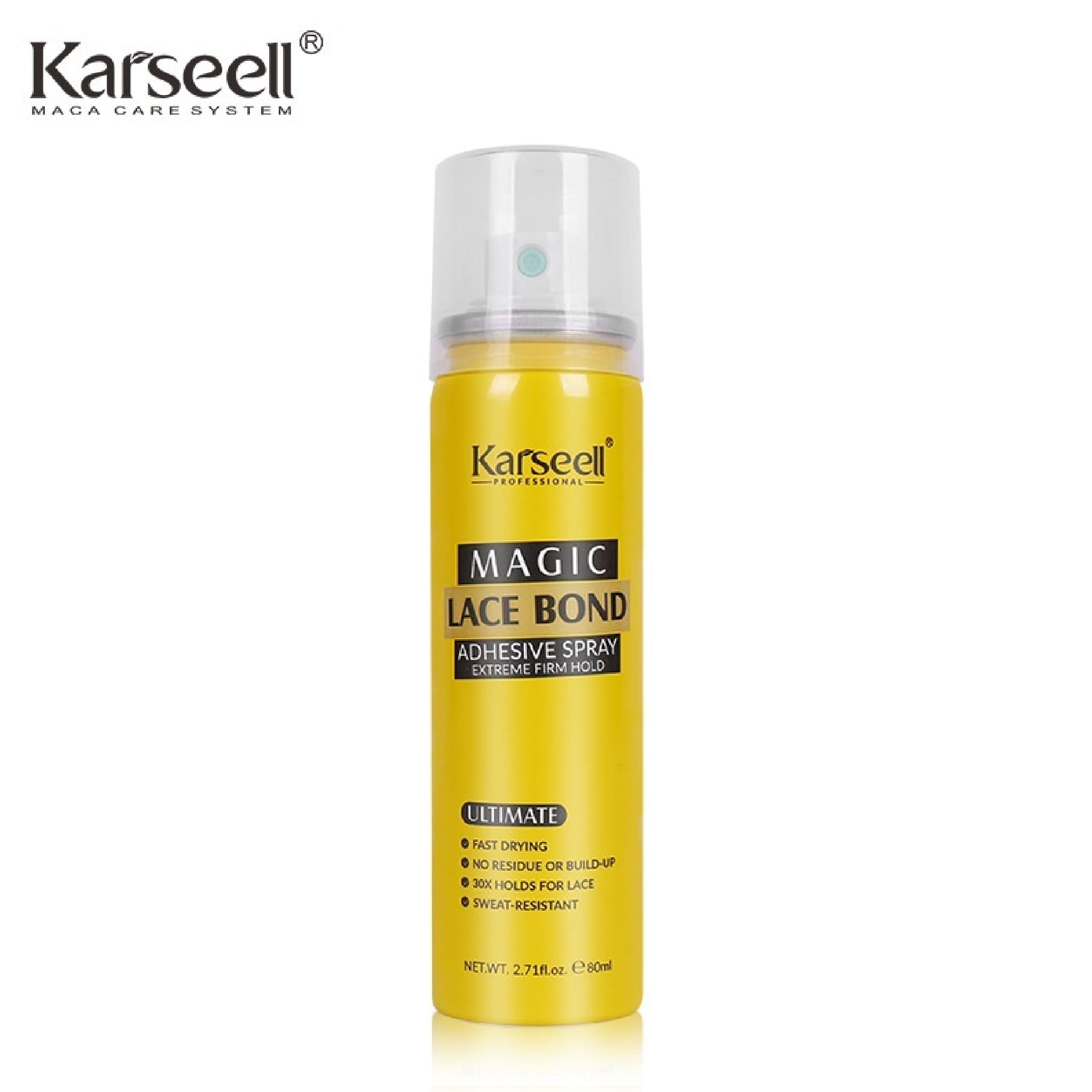 Magic Lace Bond Adhesive Spray 80ml | Extreme Firm Hold Fast Drying ...