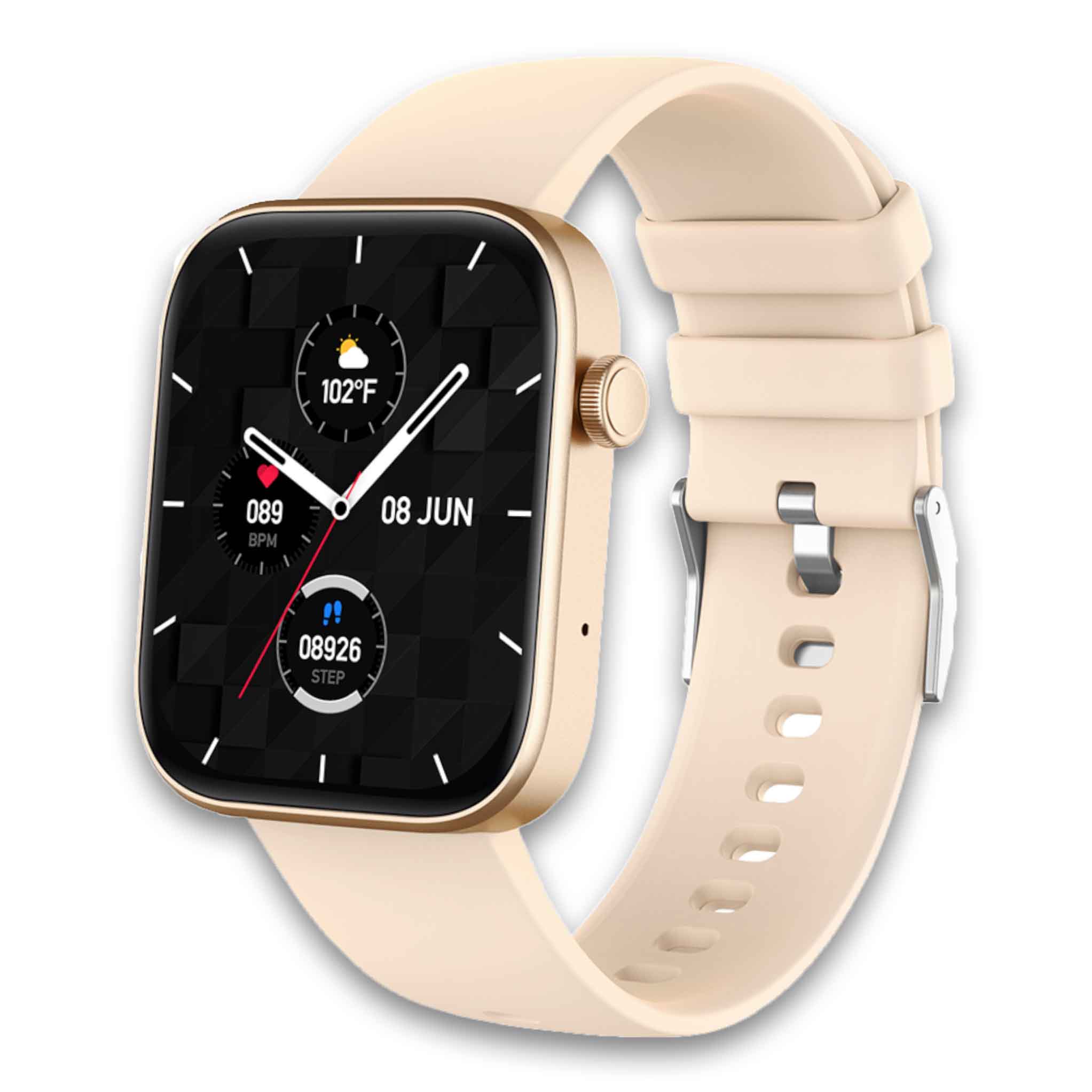 Smartwatch Gold Beige Edition with Fitness Alerts | COLMi P71-SG ...