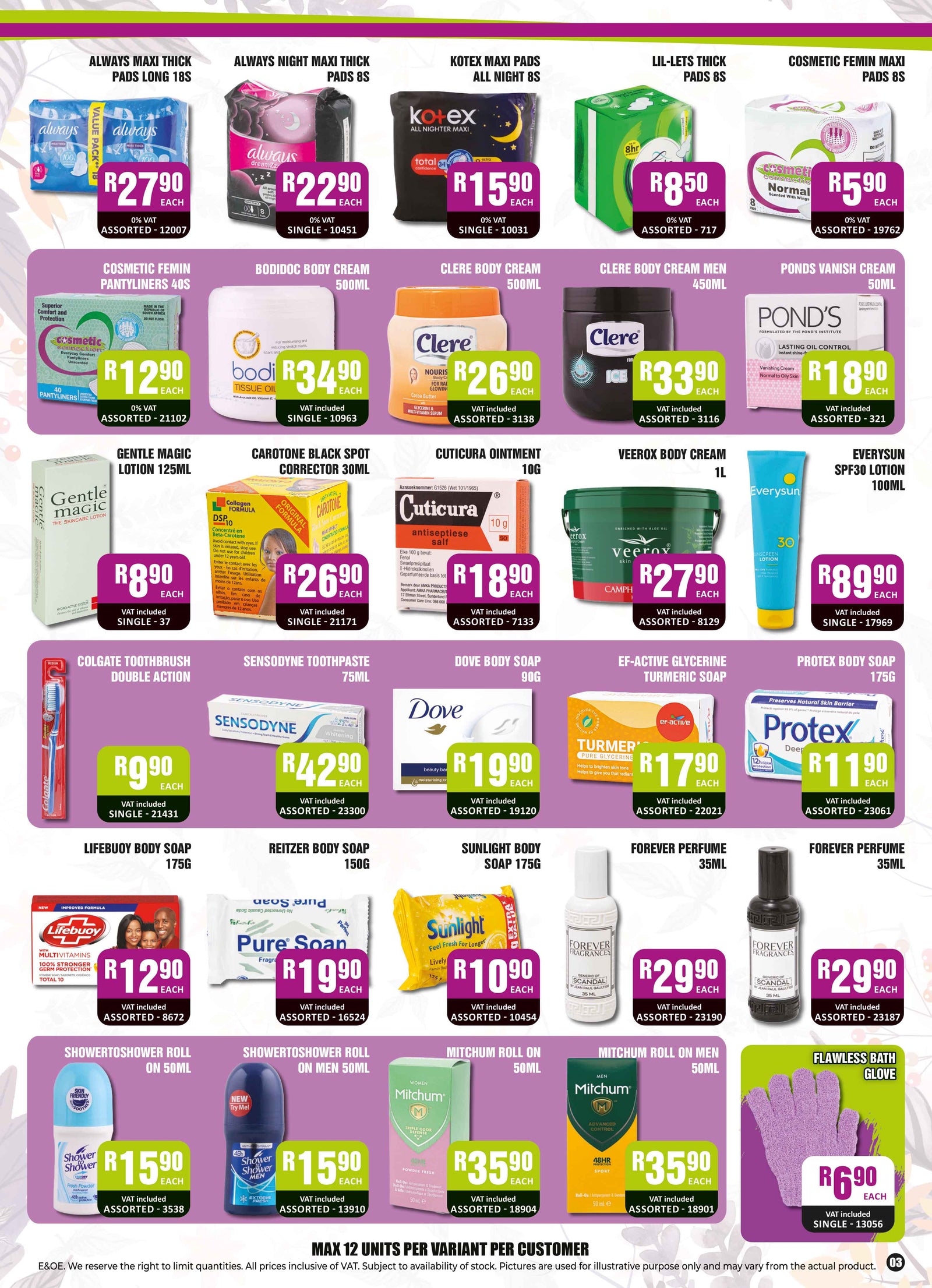 Promotion Catalogue – Cosmetic Connection