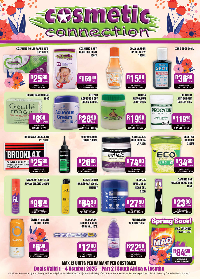 Promotion Catalogue – Cosmetic Connection