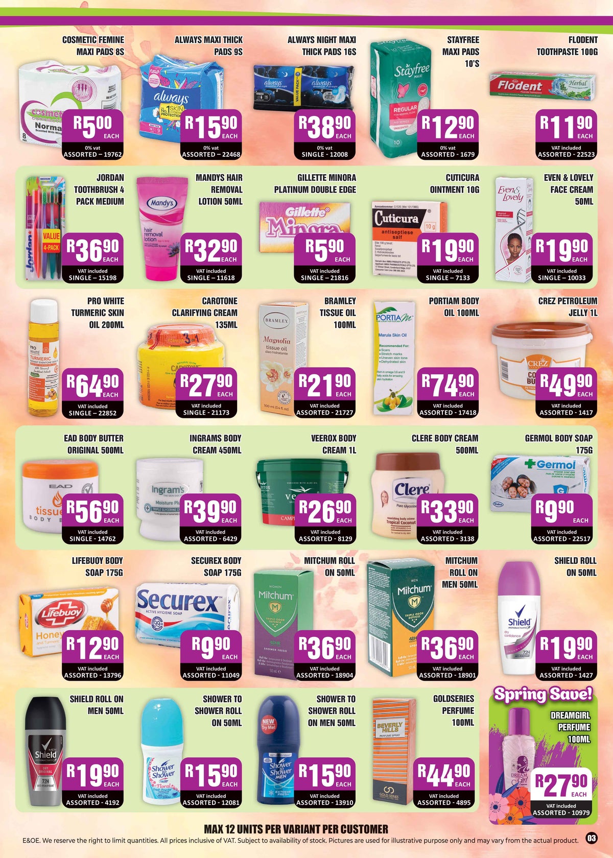 Promotion Catalogue – Cosmetic Connection
