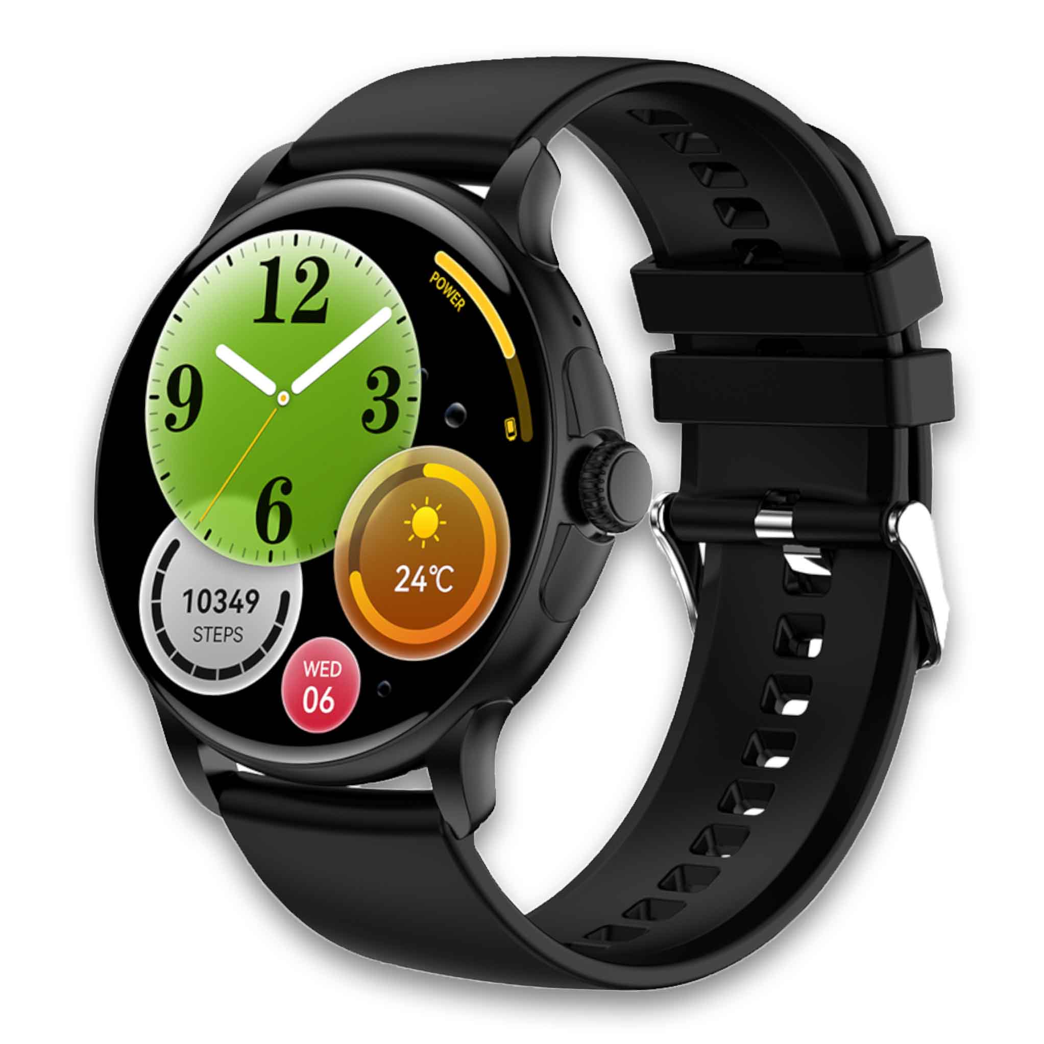 Smartwatch Black Edition Round Screen Fitness Tracker - COLMi V72-SB ...