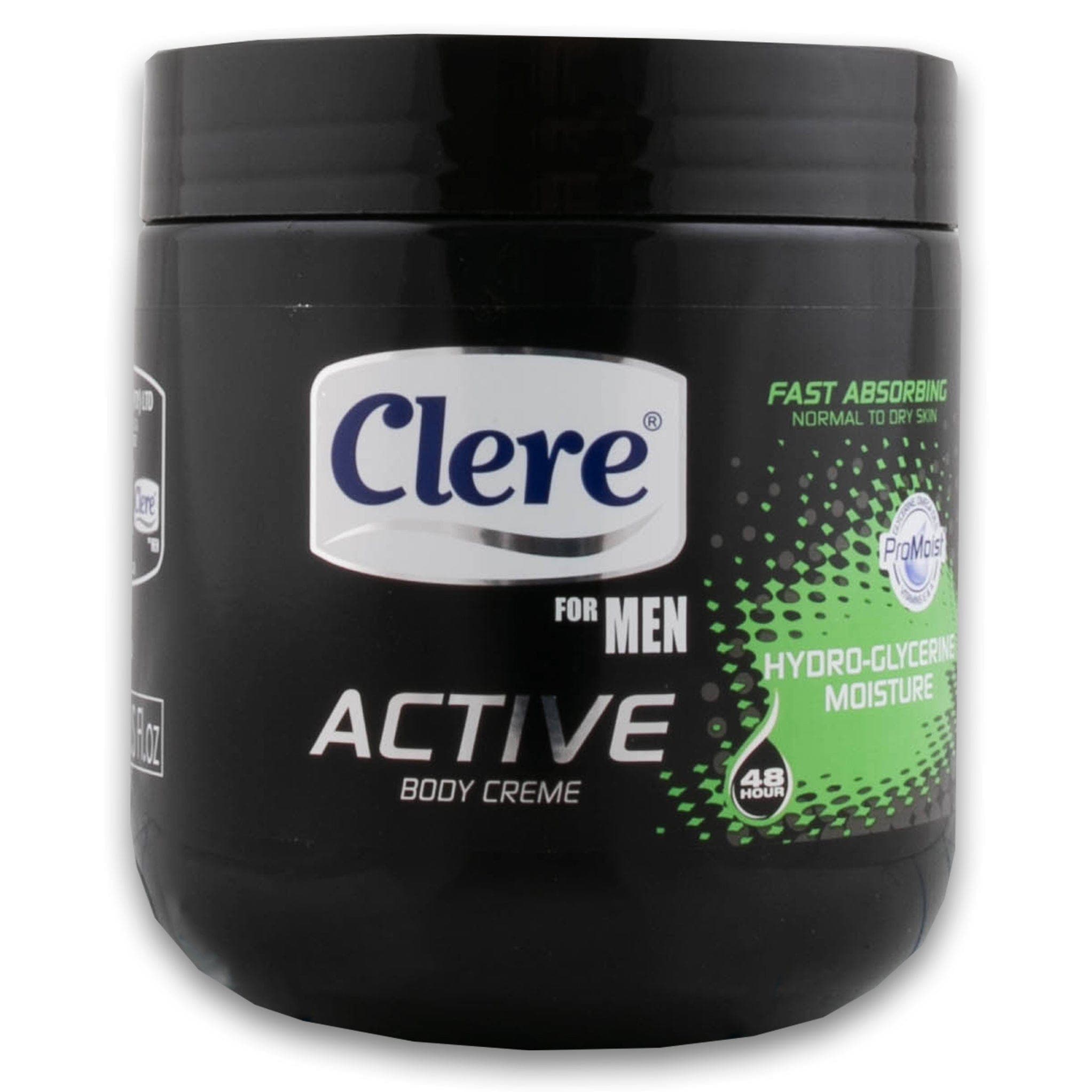 Men Active Body Cream 450ml - Refreshing Hydration | Clere – Cosmetic ...