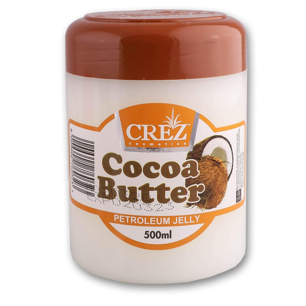 Petroleum Jelly Cocoa Butter 500ml - Moisturizing Care | Crez Cosmetics ...