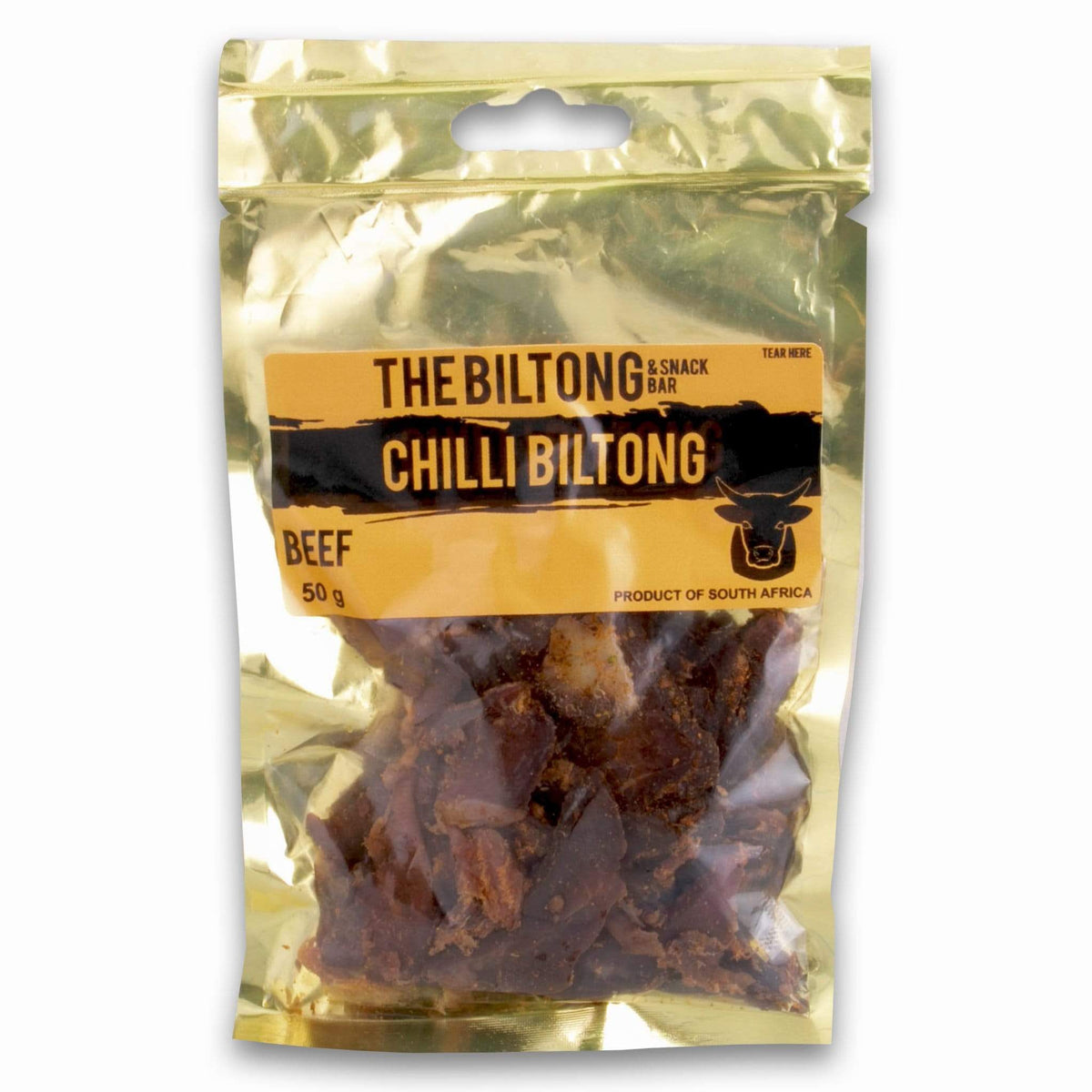 Beef Chilli Biltong 50g - Spicy Snack for Meat Lovers – Cosmetic Connection
